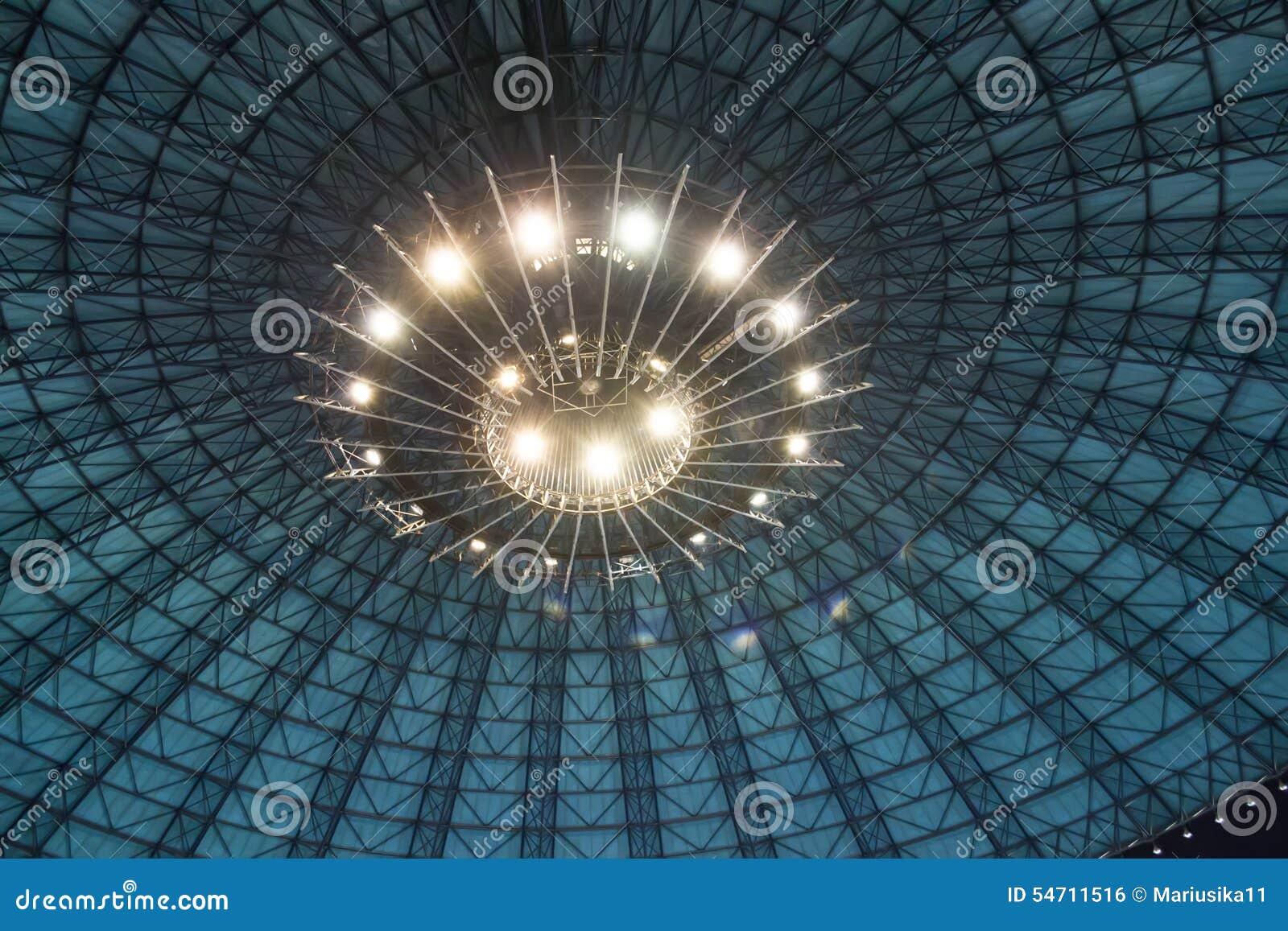 Dome illumination stock photo. Image of center, converging - 54711516