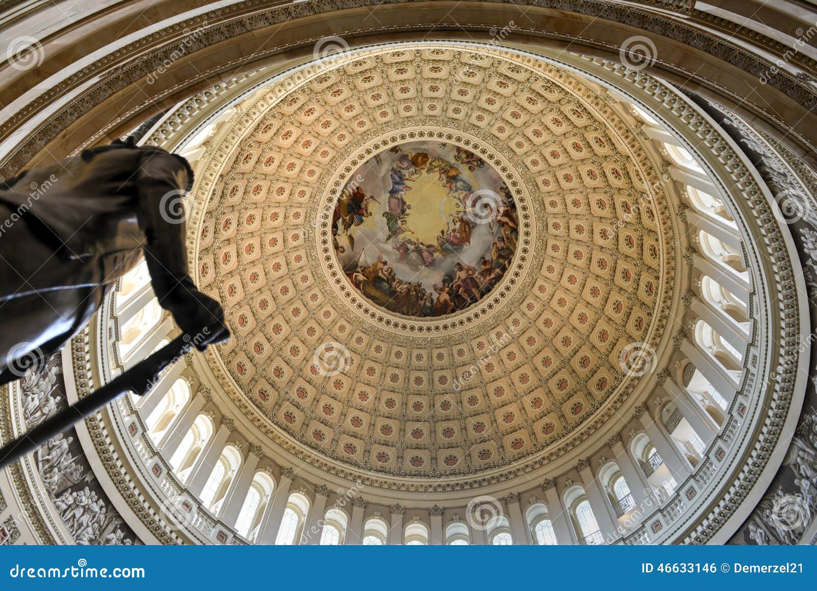 Capitol Building Dome Painting