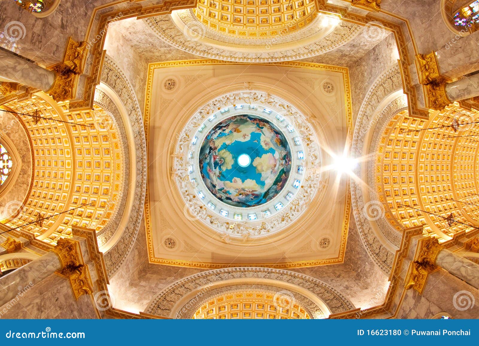 Dome Interior a Catholic Church Editorial Image - Image of fresco ...
