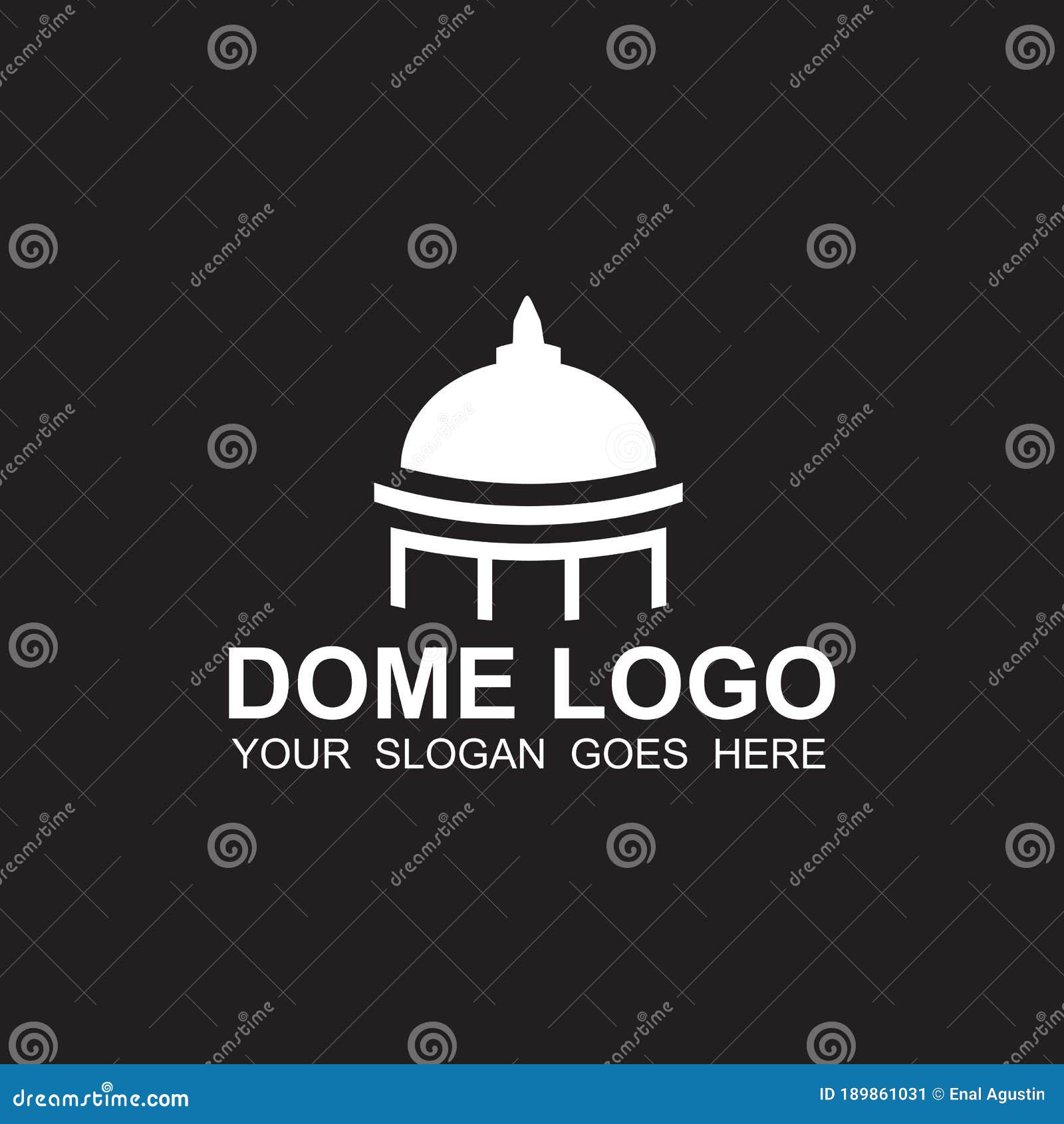 Dome Logo Icon Design Template Stock Vector - Illustration of abstract ...