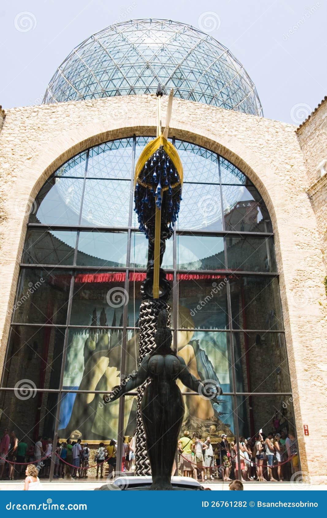 Dome and Main Hall of the Dali Museum in Figueras, Editorial ...