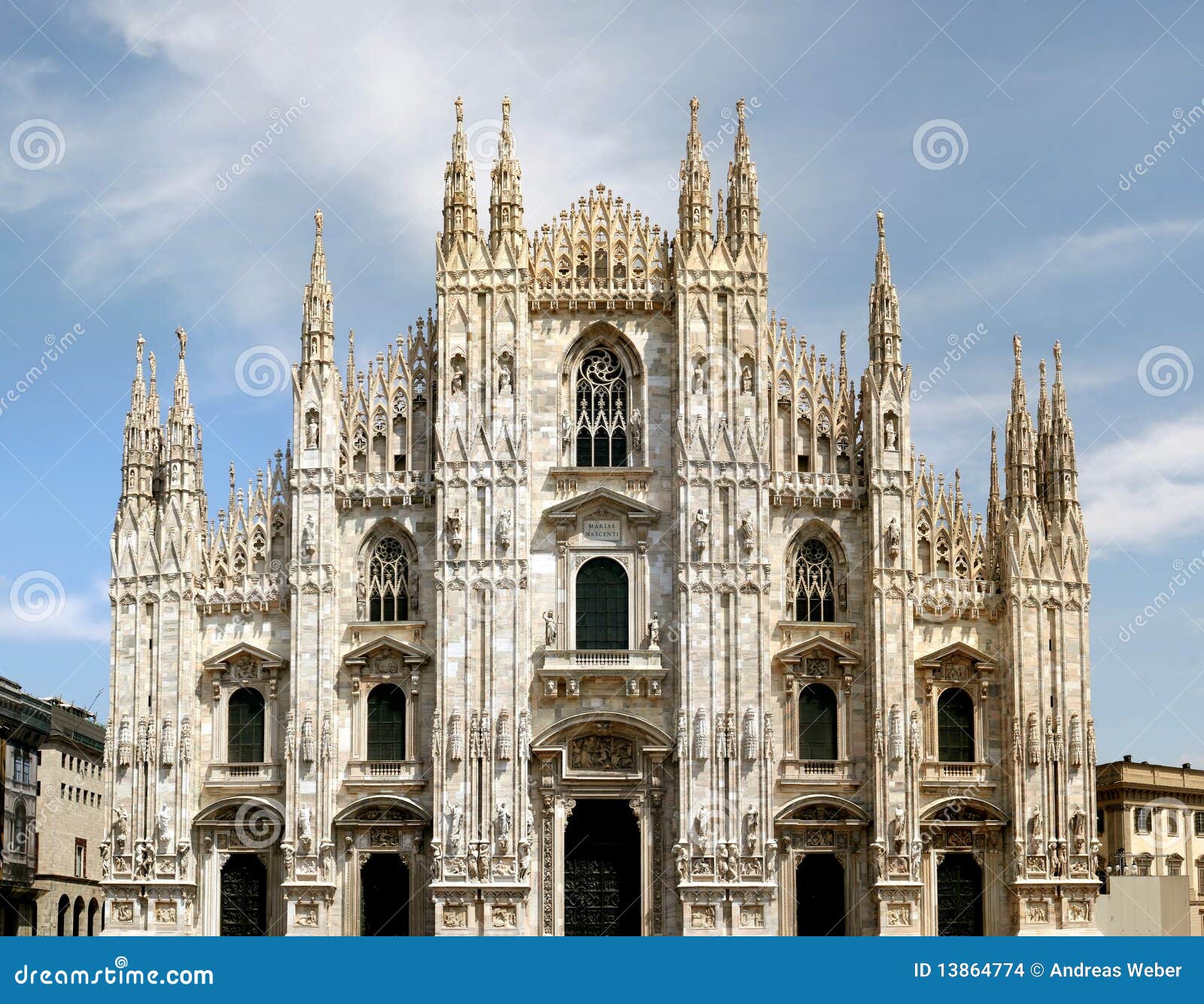 Dome of Milan stock photo. Image of large, beauty, europe - 13864774