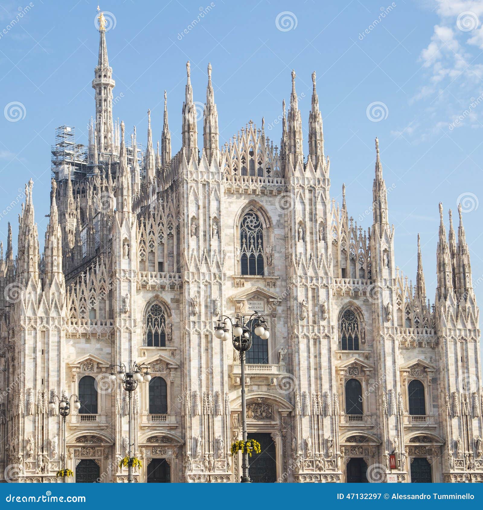 Dome of Milan stock image. Image of gothic, building - 47132297