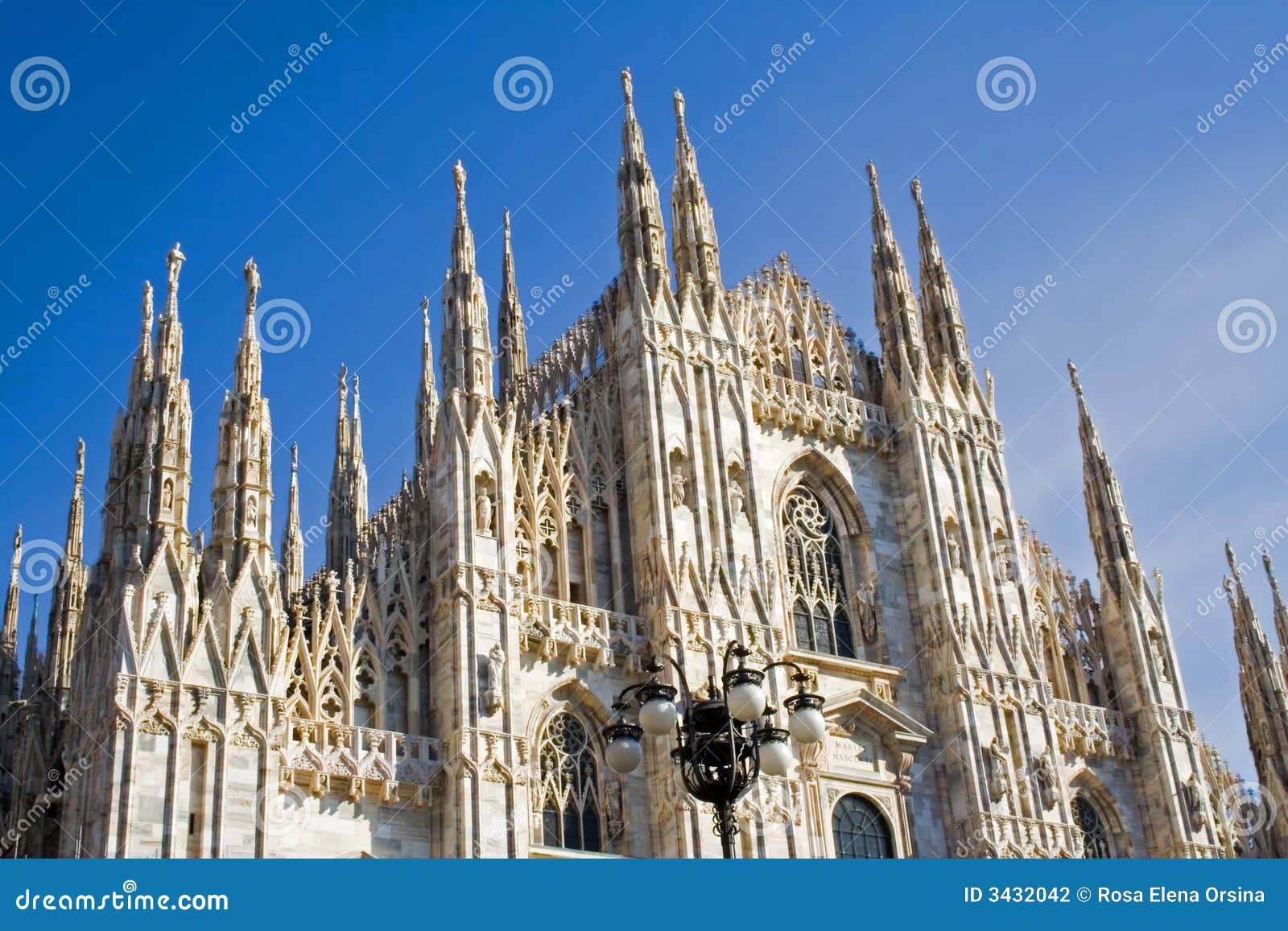 The dome of Milan in Italy stock photo. Image of monument - 3432042