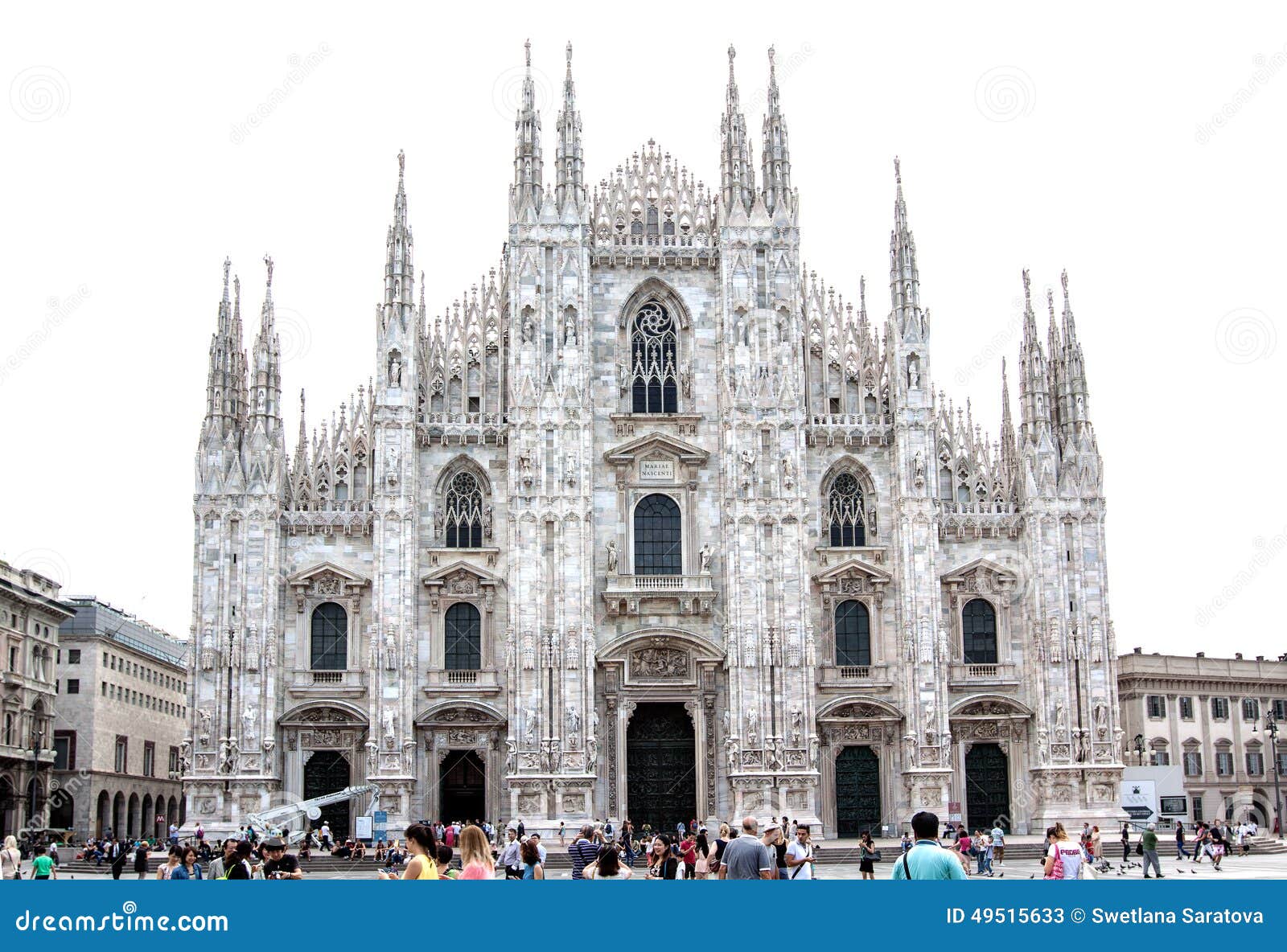 Dome of Milan, Italy editorial stock photo. Image of view - 49515633