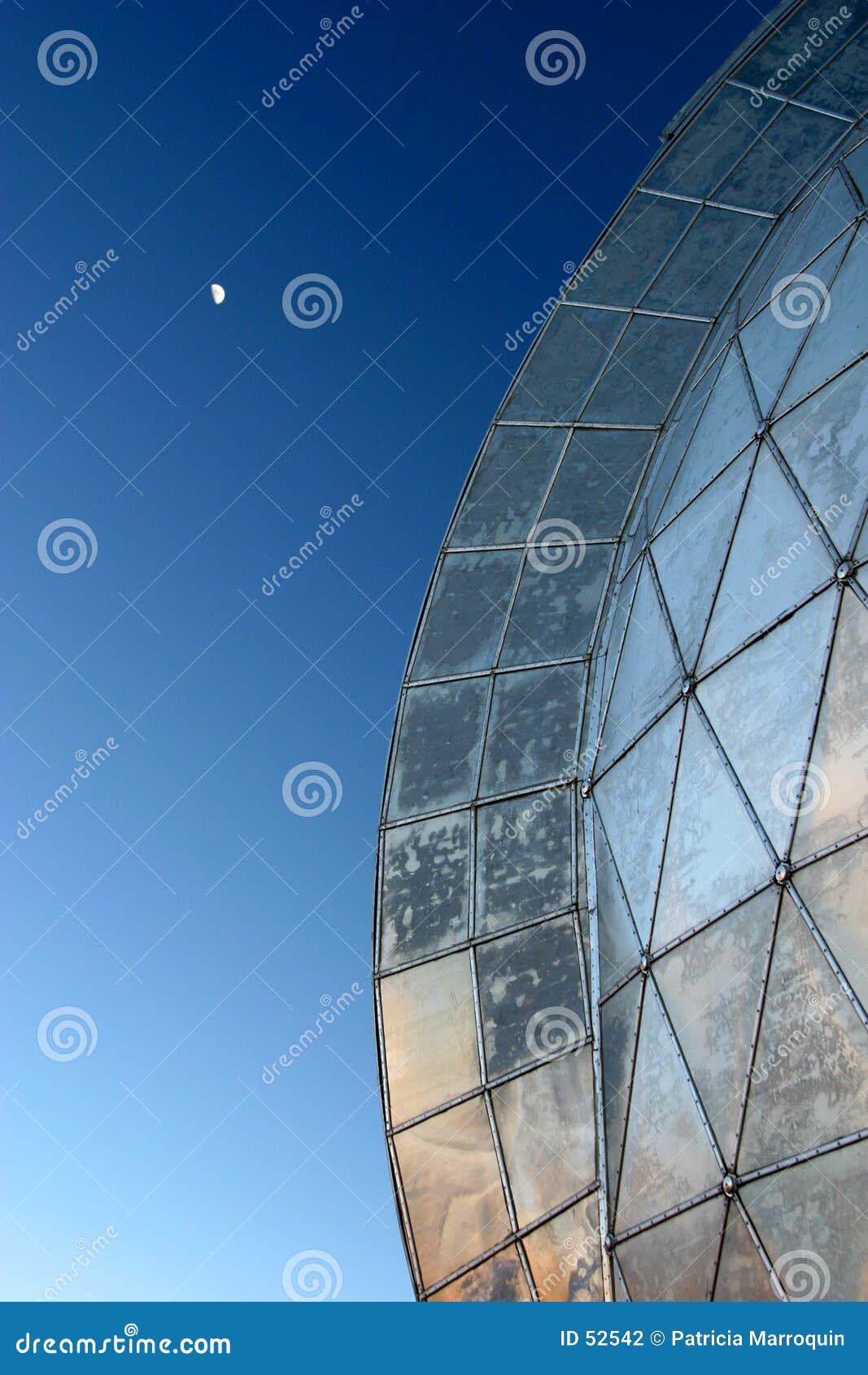 Dome and Moon stock photo. Image of dome, silver, volcano - 52542