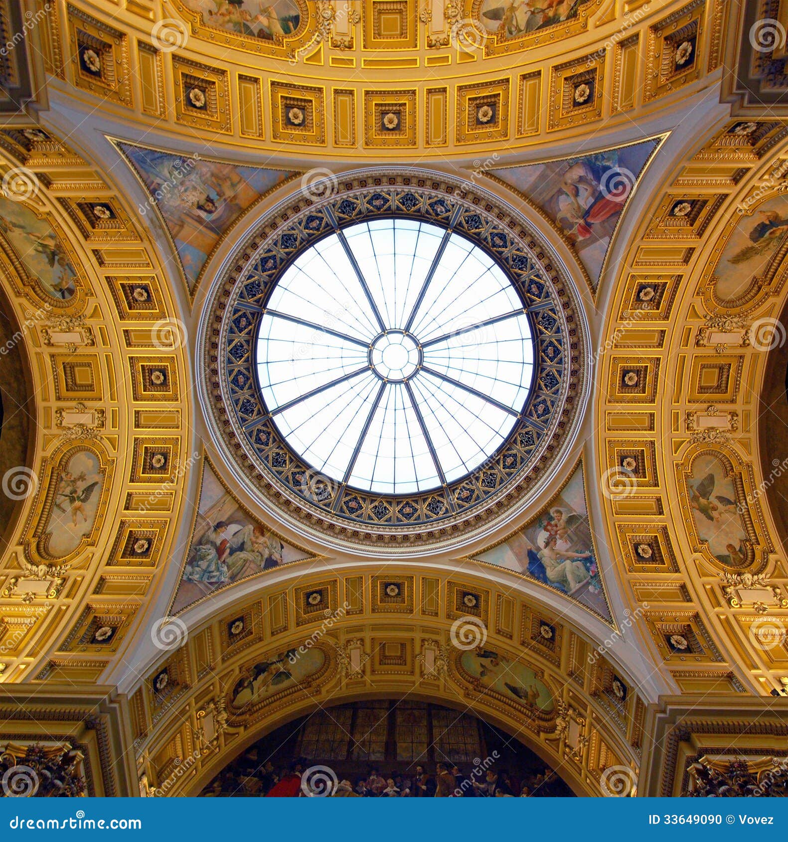 The Dome of the National Museum in Prague Editorial Image - Image of ...