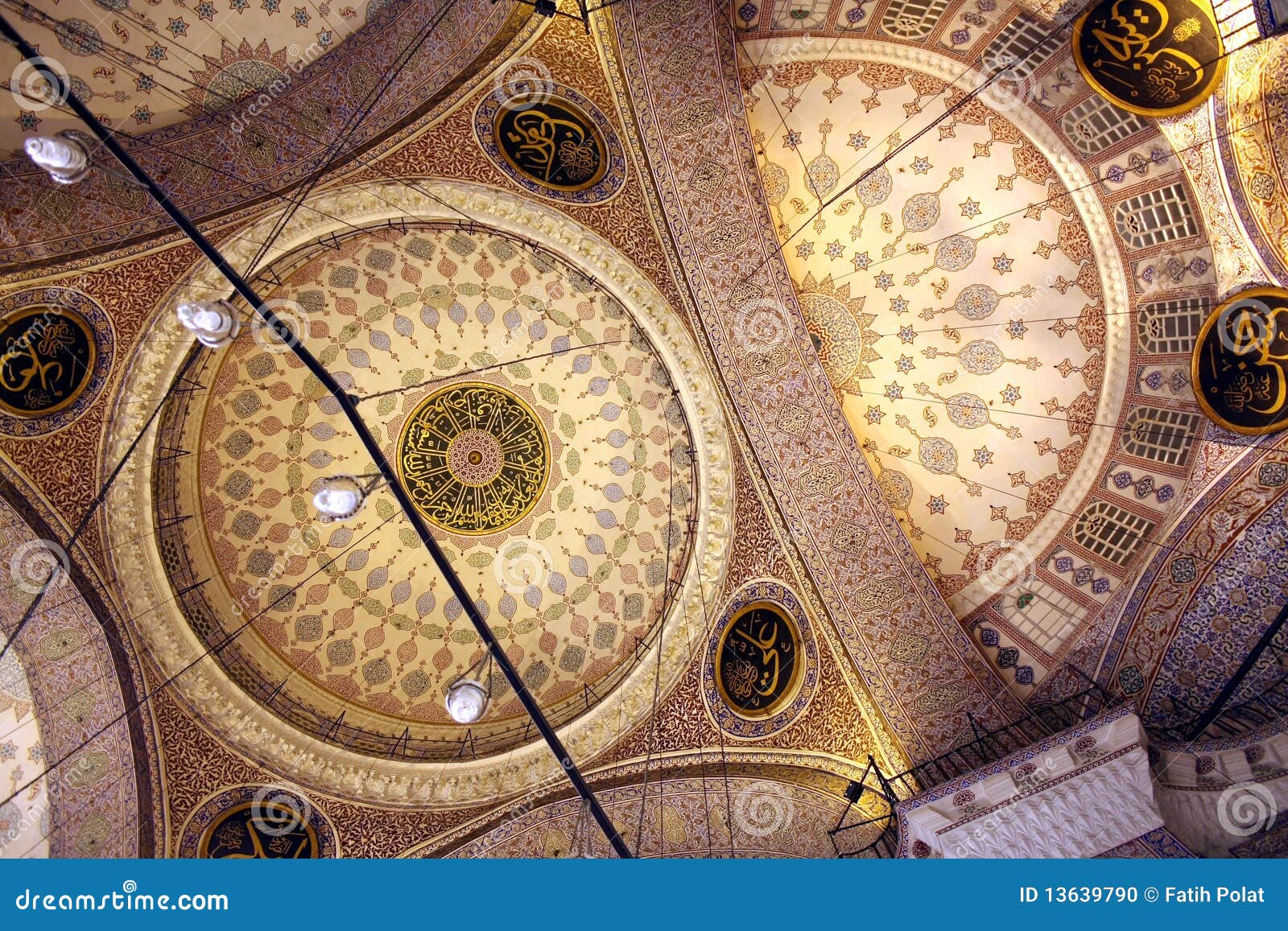 Dome of New Mosque stock photo. Image of religion, detail - 13639790