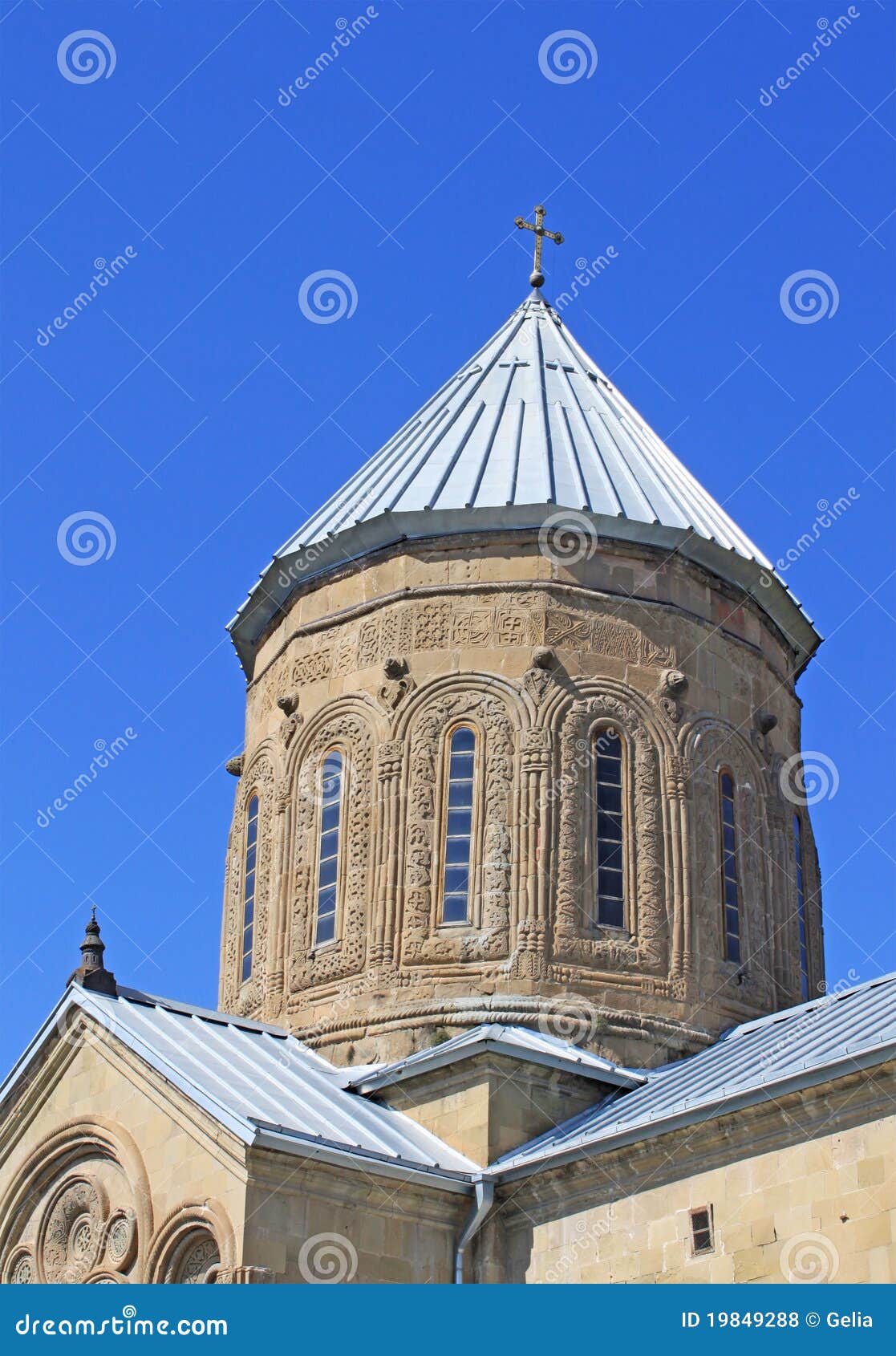 Dome of Orthodox Church stock photo. Image of georgia - 19849288