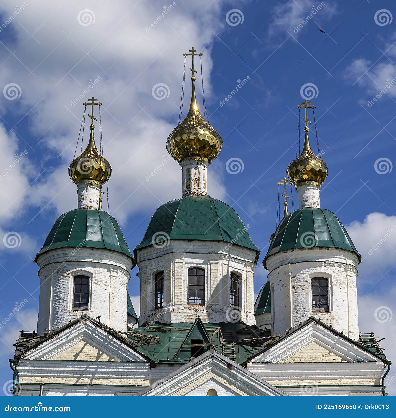 The Dome of the Orthodox Church Stock Photo - Image of background ...