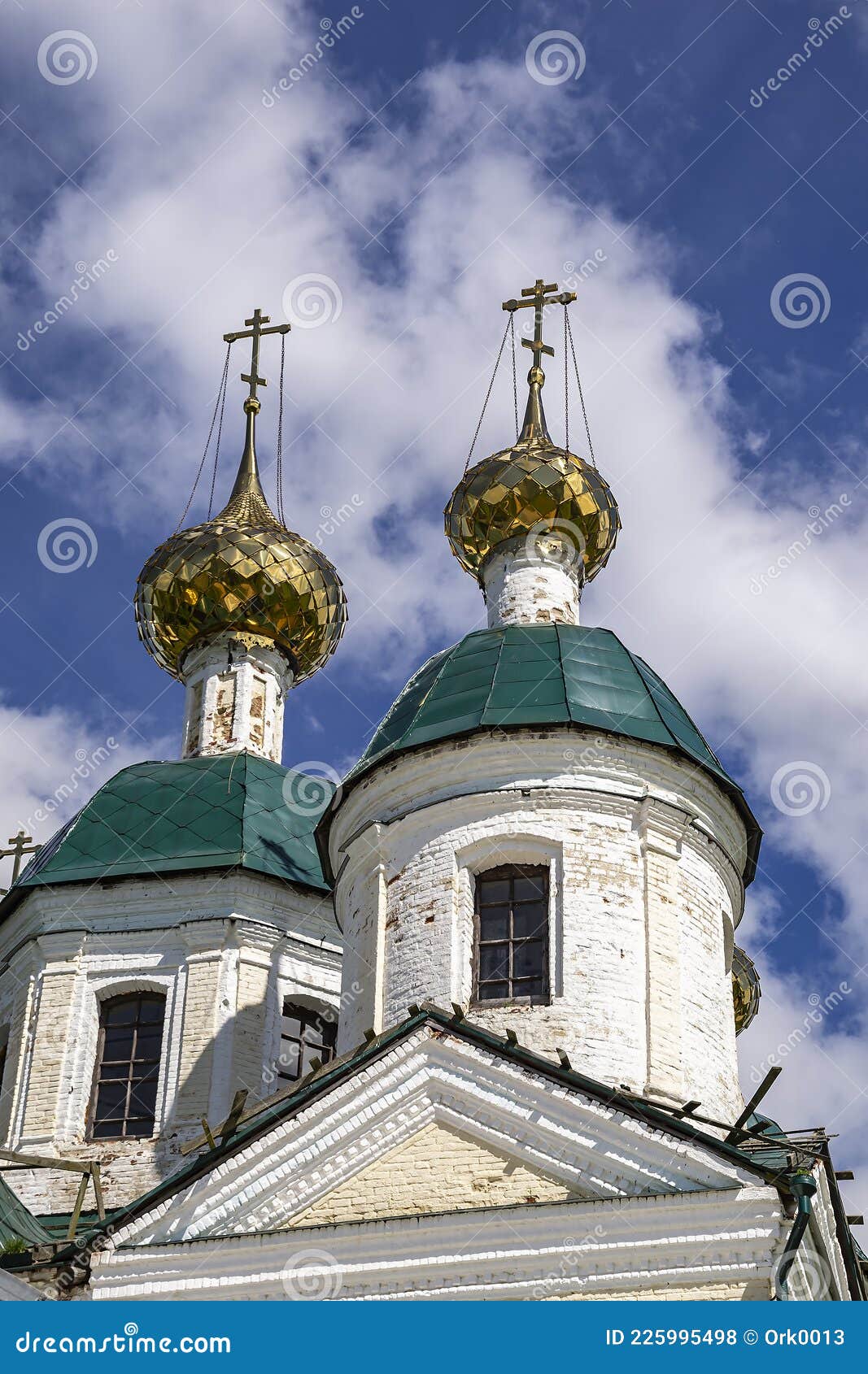 The Dome of the Orthodox Church Stock Photo - Image of orthodox, faith ...