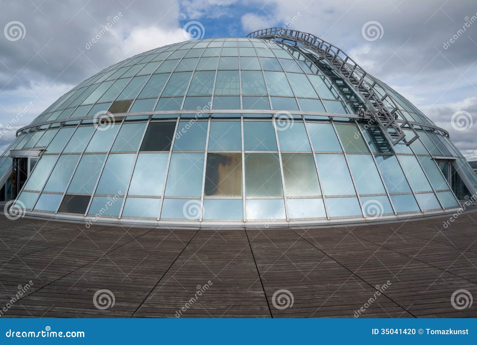Dome of Perlan stock photo. Image of pearl, architecture - 35041420