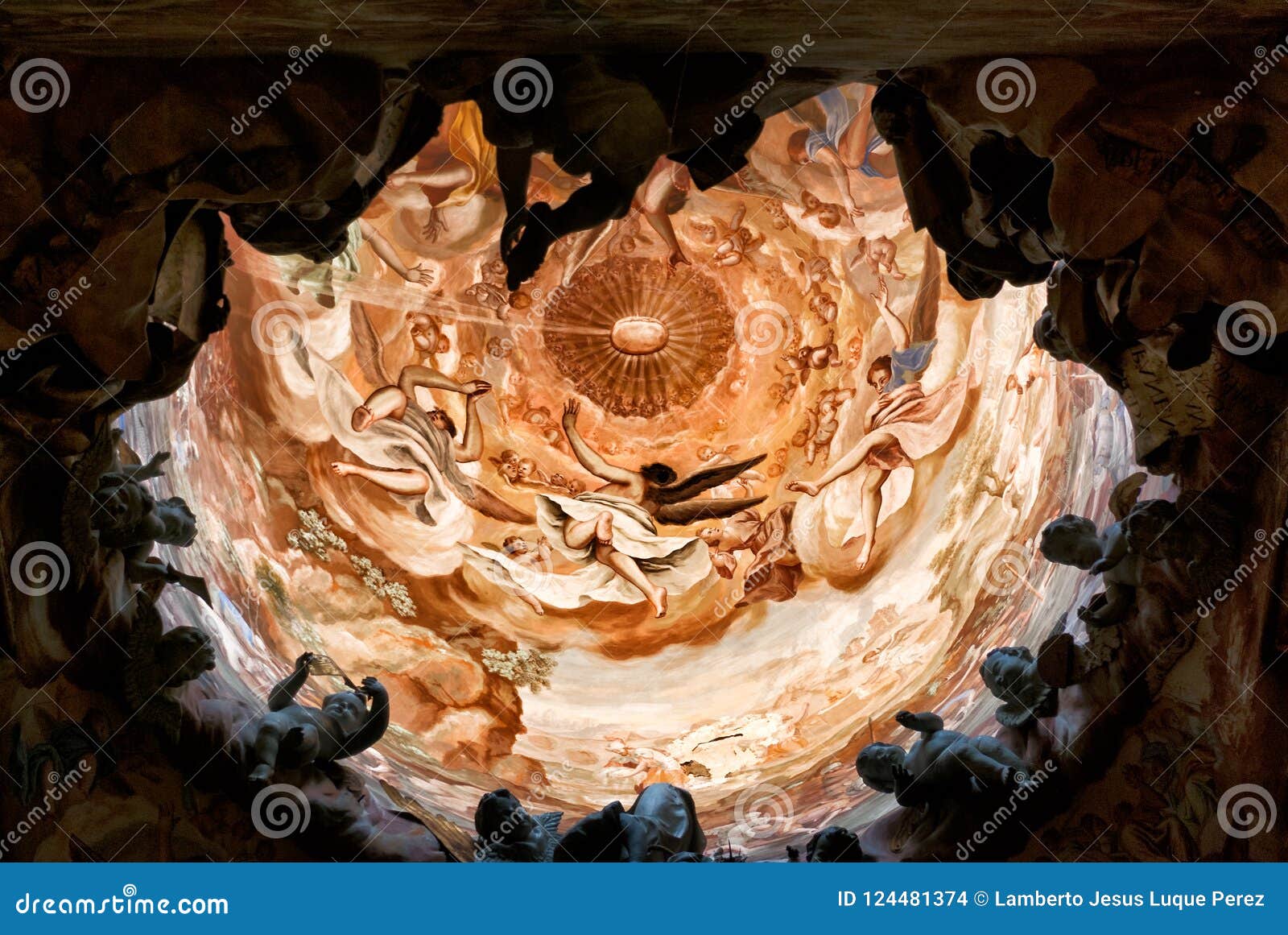 Dome With Sculptures From A Hindu Temple Near The Batu Caves. Malaysia ...