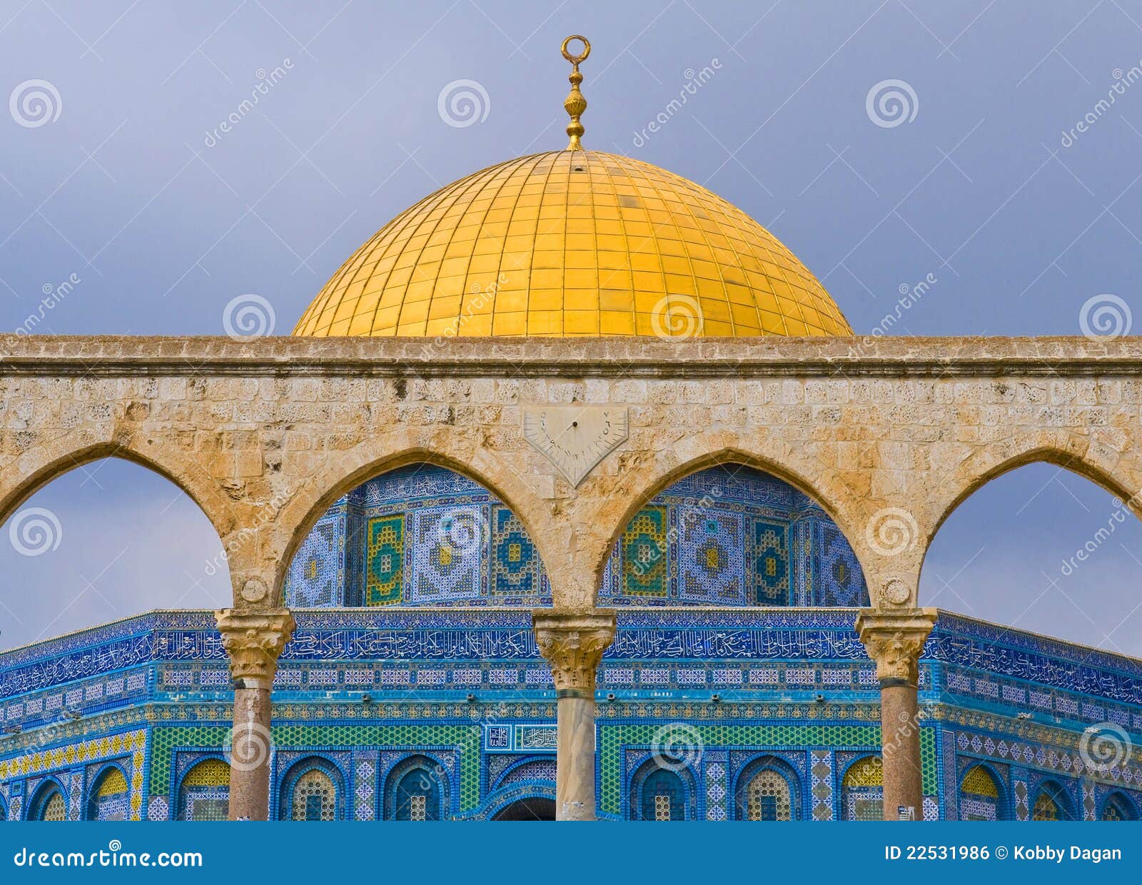Dome of the rock stock photo. Image of mount, arabic - 22531986