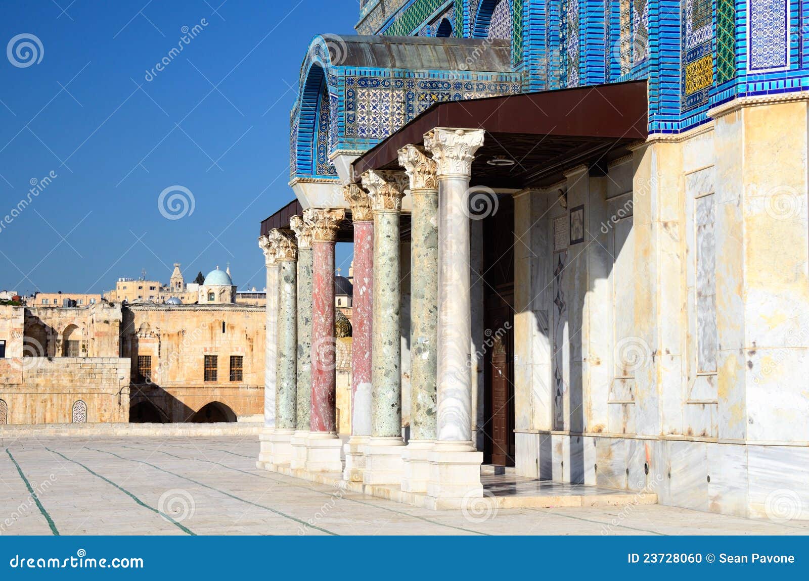 Dome of Rock Entrance stock photo. Image of rock, israel - 23728060