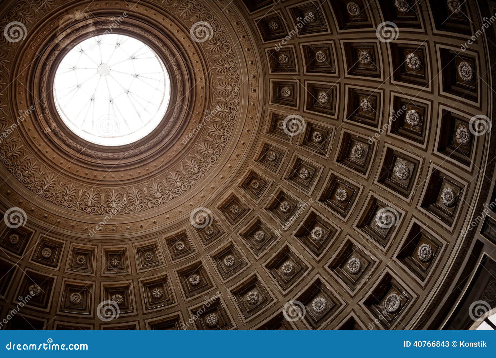 Roman Pantheon Ceiling Editorial Image | CartoonDealer.com #33724914