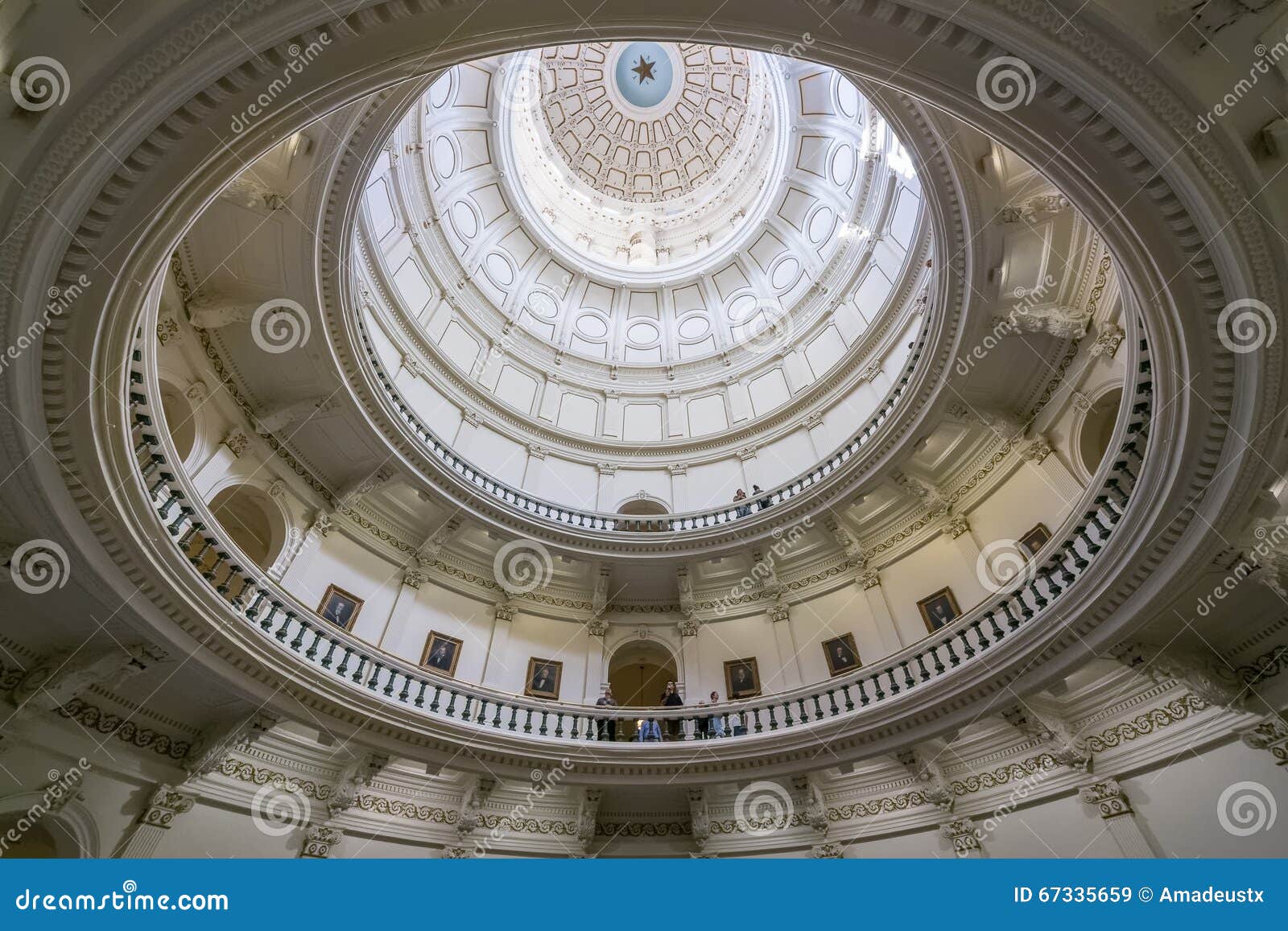 The Dome S Interior of Texas State Capitol in Austin, TX Editorial ...