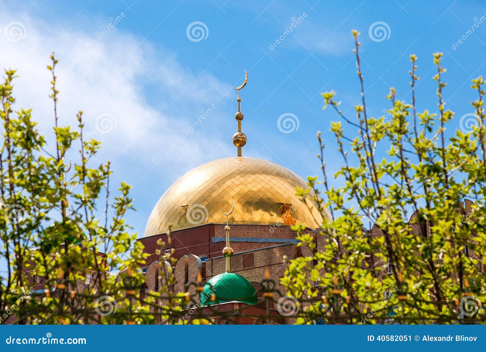 Dome of Samara Cathedral Mosque Stock Image - Image of outdoors ...