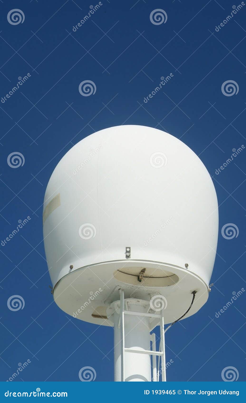 Dome for Satellite Receiver Stock Image - Image of antenna, dome: 1939465
