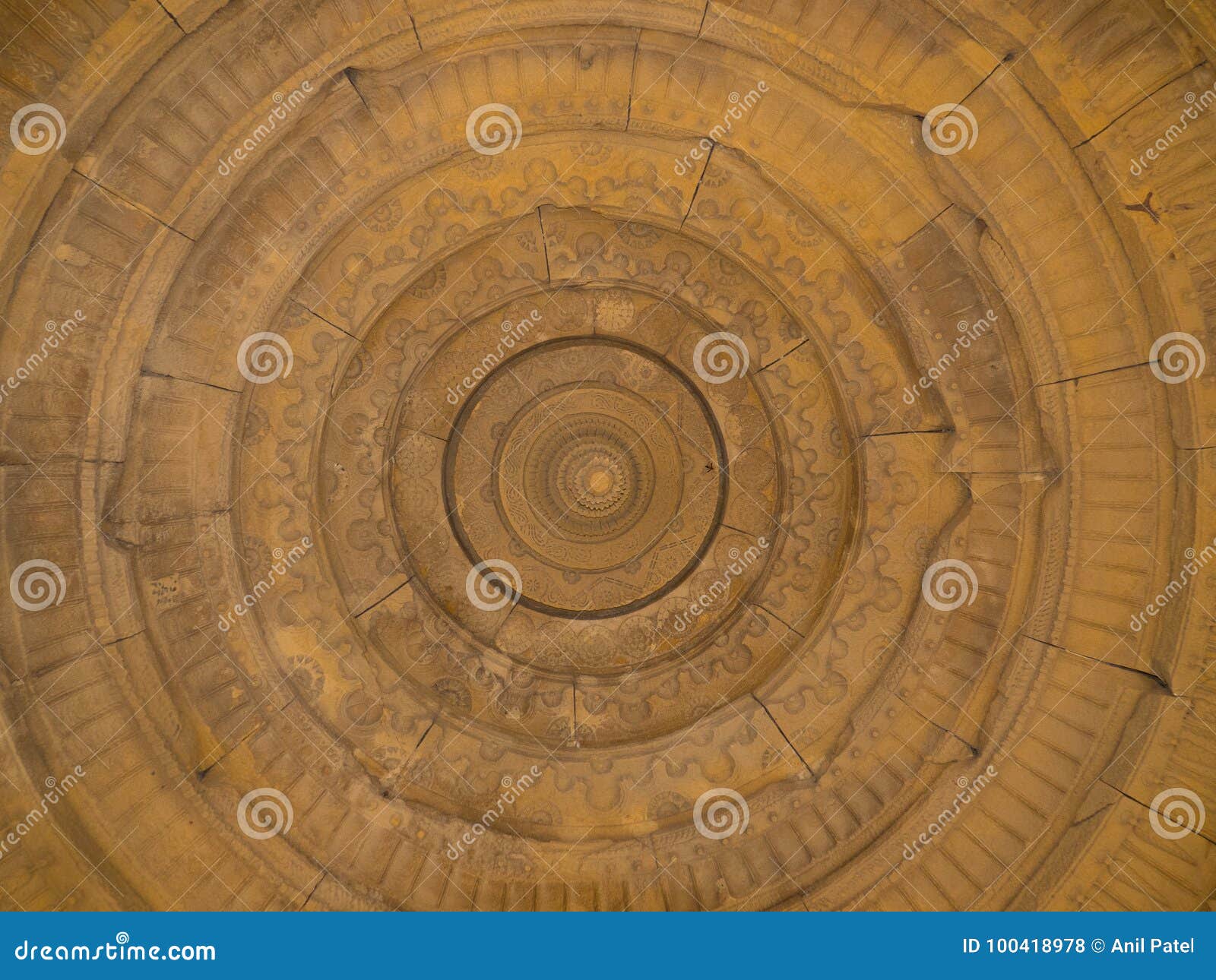 Dome structure from inside stock photo. Image of stone - 100418978