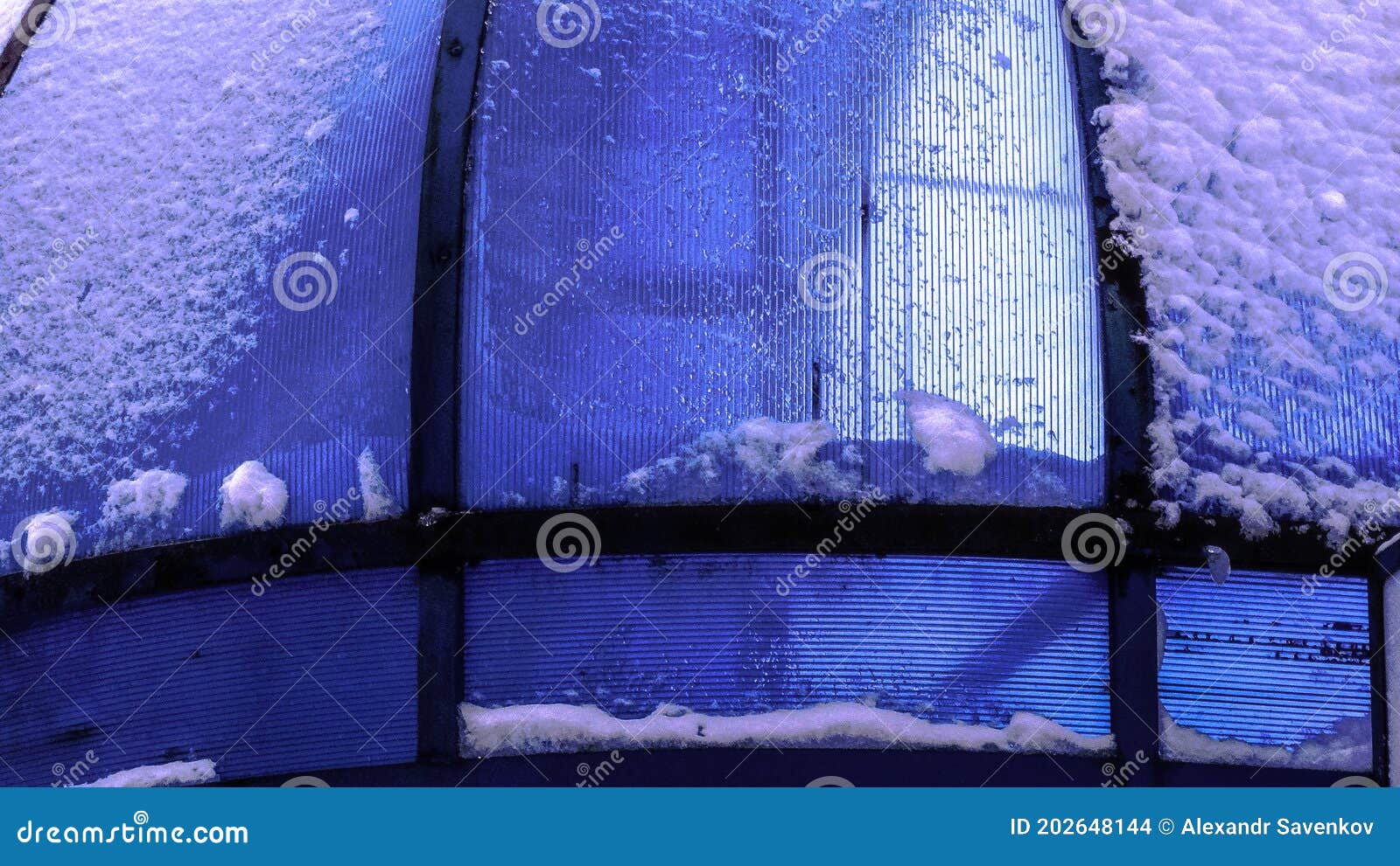 Dome Texture in Snow and Cold Stock Photo - Image of reflection ...