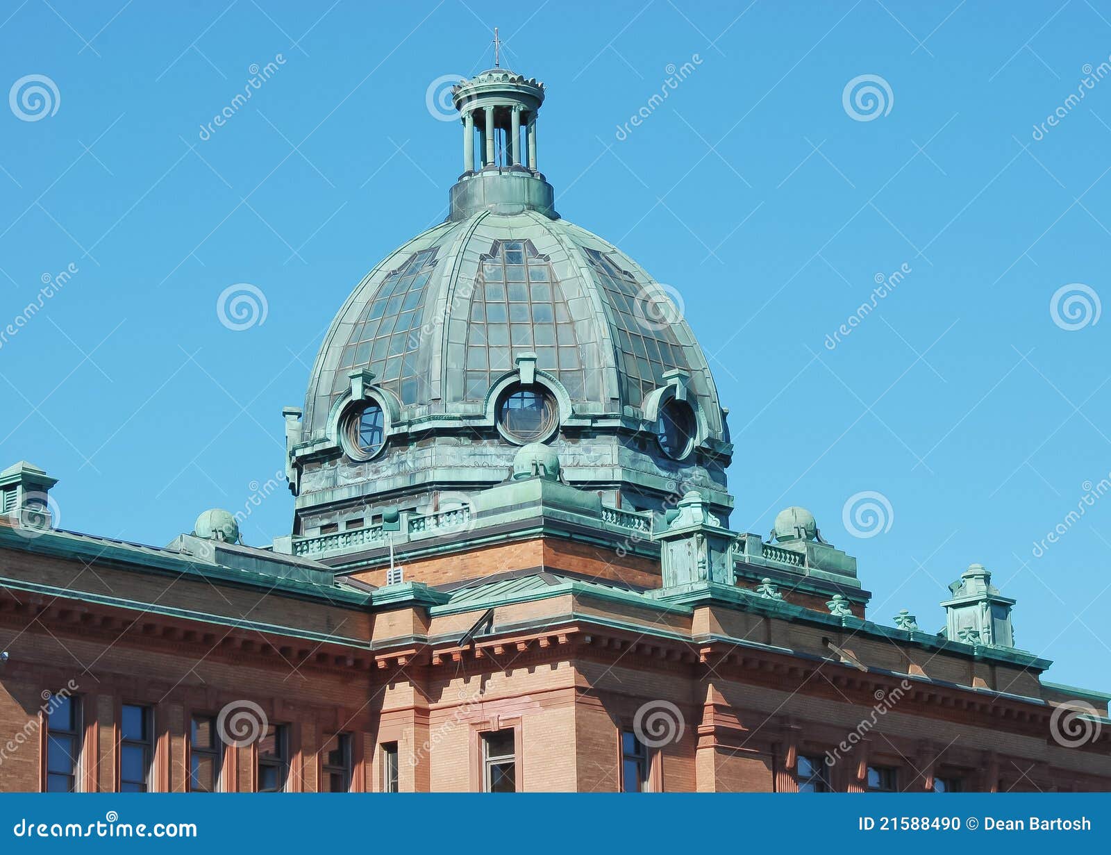Domed brick building stock photo. Image of background - 21588490
