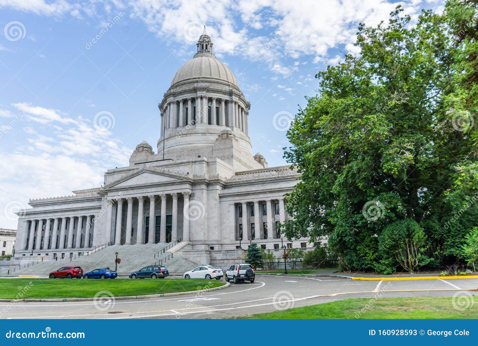 Washington State Capitol Dome Stock Image - Image of impressive, state ...