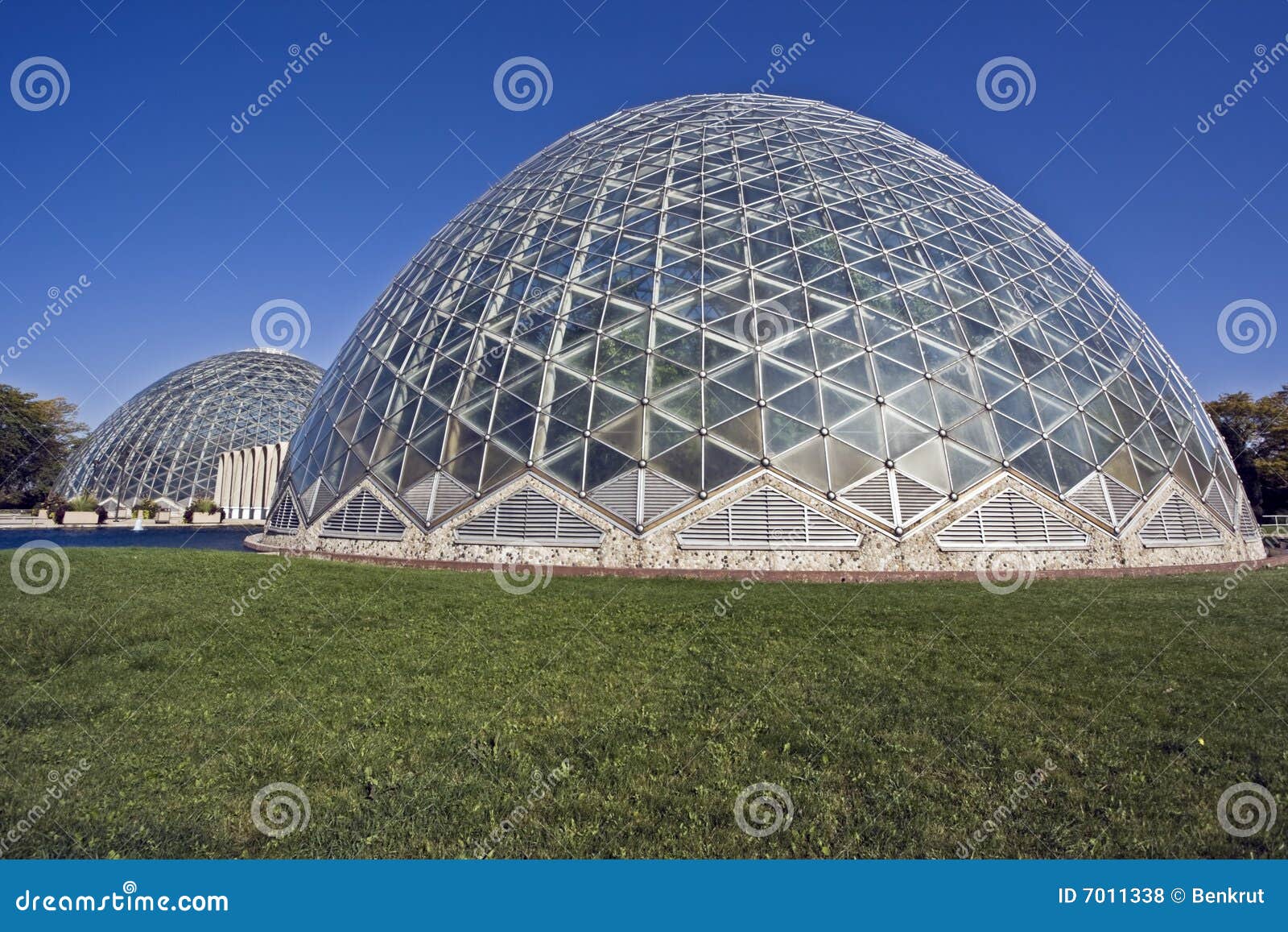 Domes of a Botanic Garden stock photo. Image of design - 7011338