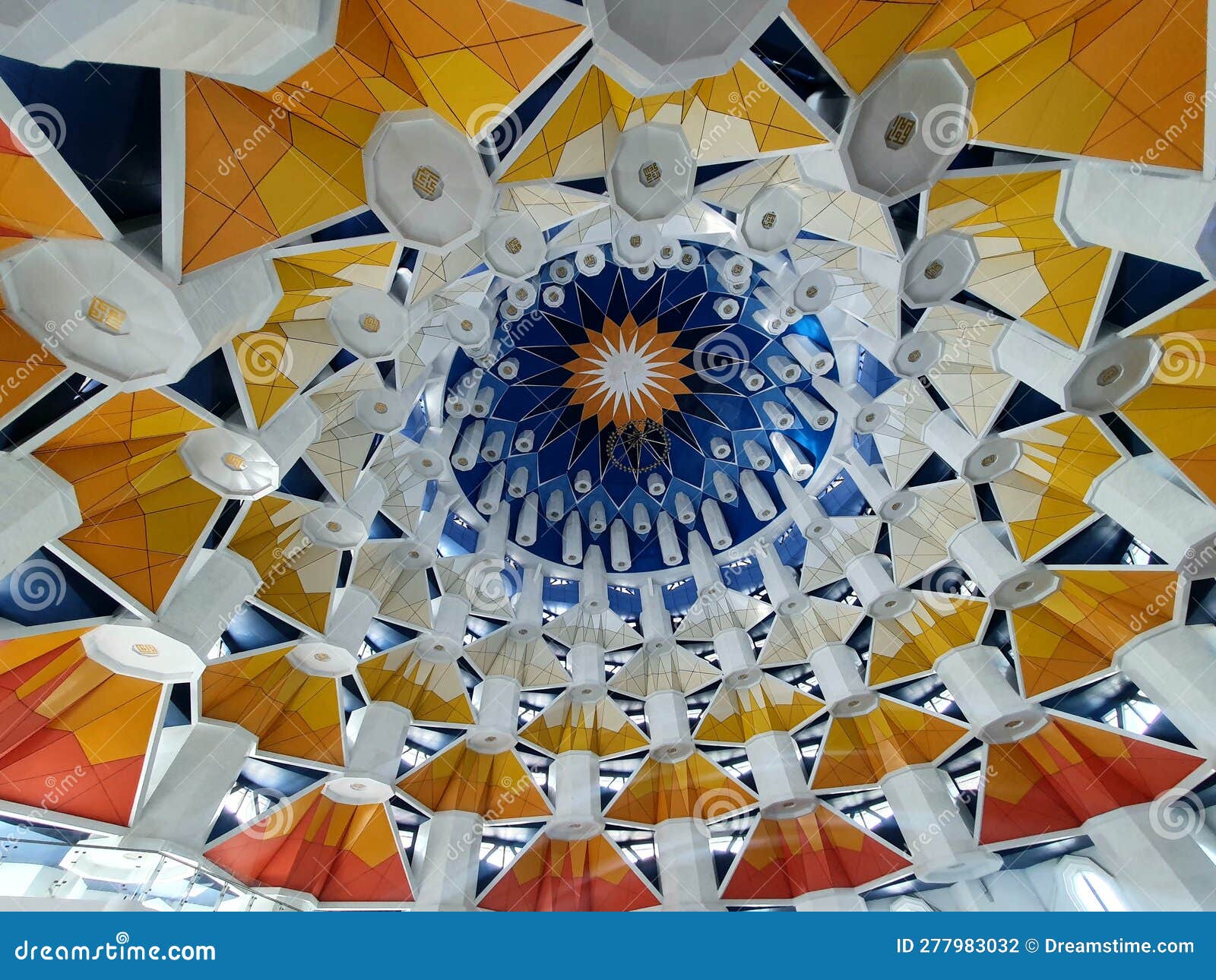 The 99 Domes Mosque stock photo. Image of makassar, wheel - 277983032