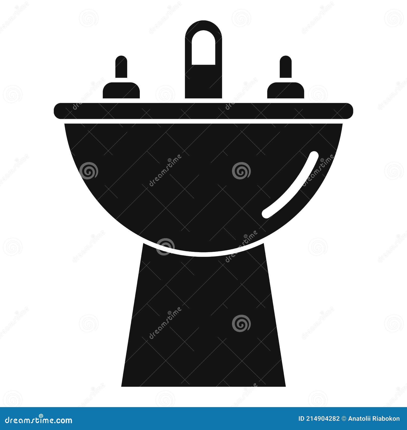 Domestic Bidet Icon, Simple Style Stock Vector - Illustration of ...