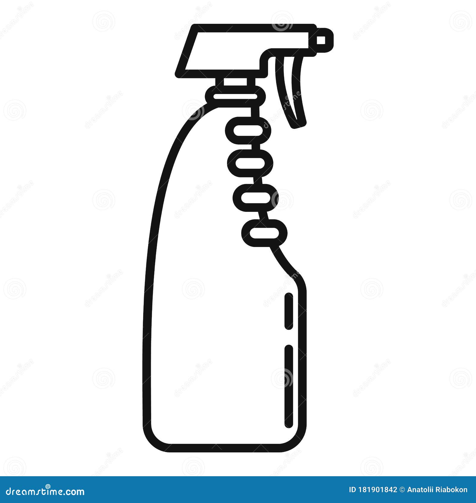 Domestic Cleaner Spray Icon, Outline Style Stock Vector - Illustration ...