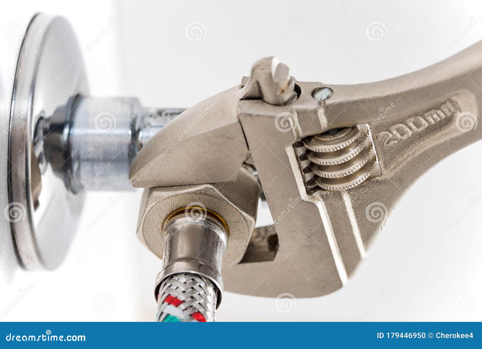 Domestic Plumbing Connections. Connection Of Home Water Heater. Fixing ...