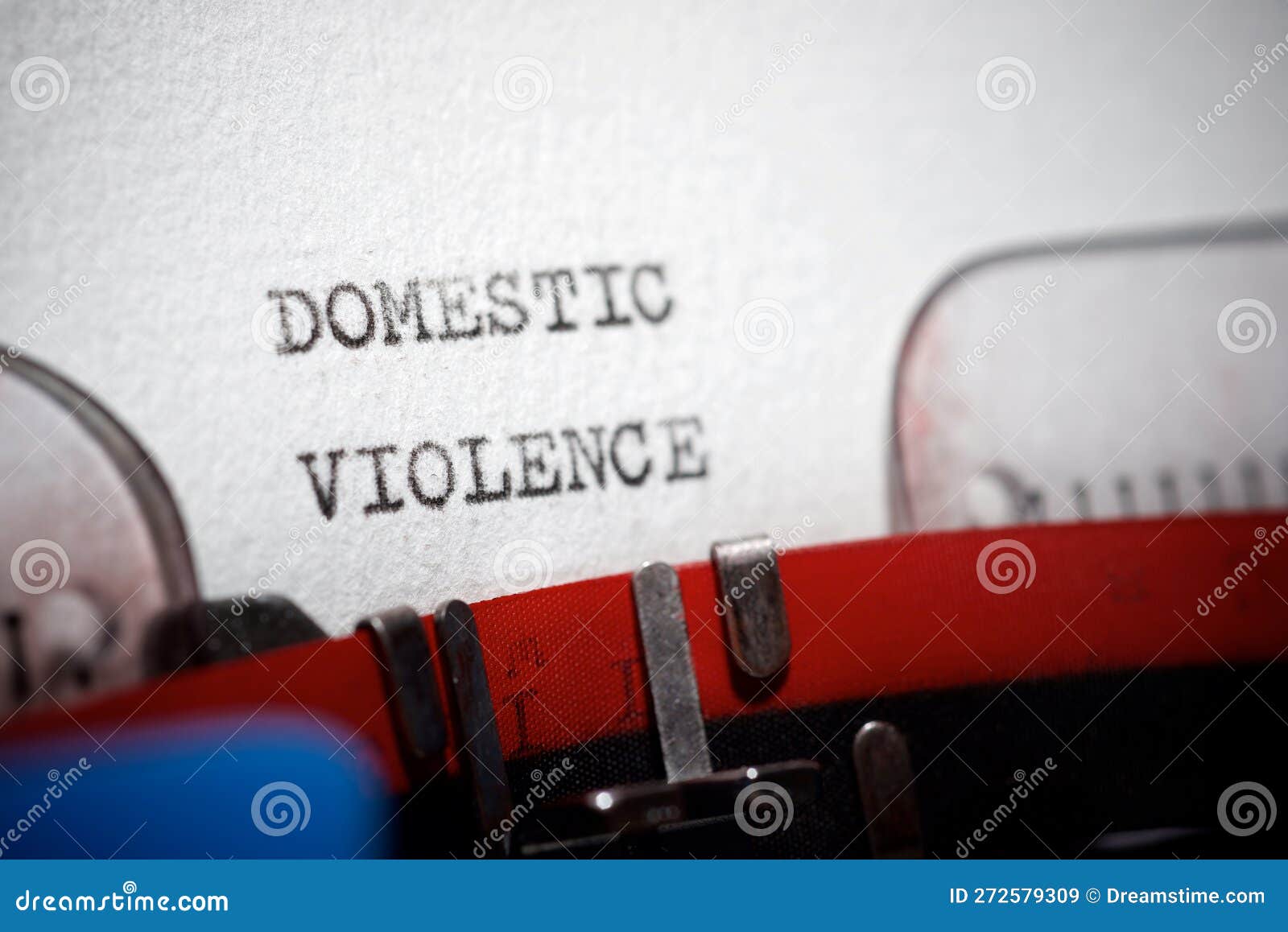 Domestic violence text stock image. Image of writing - 272579309
