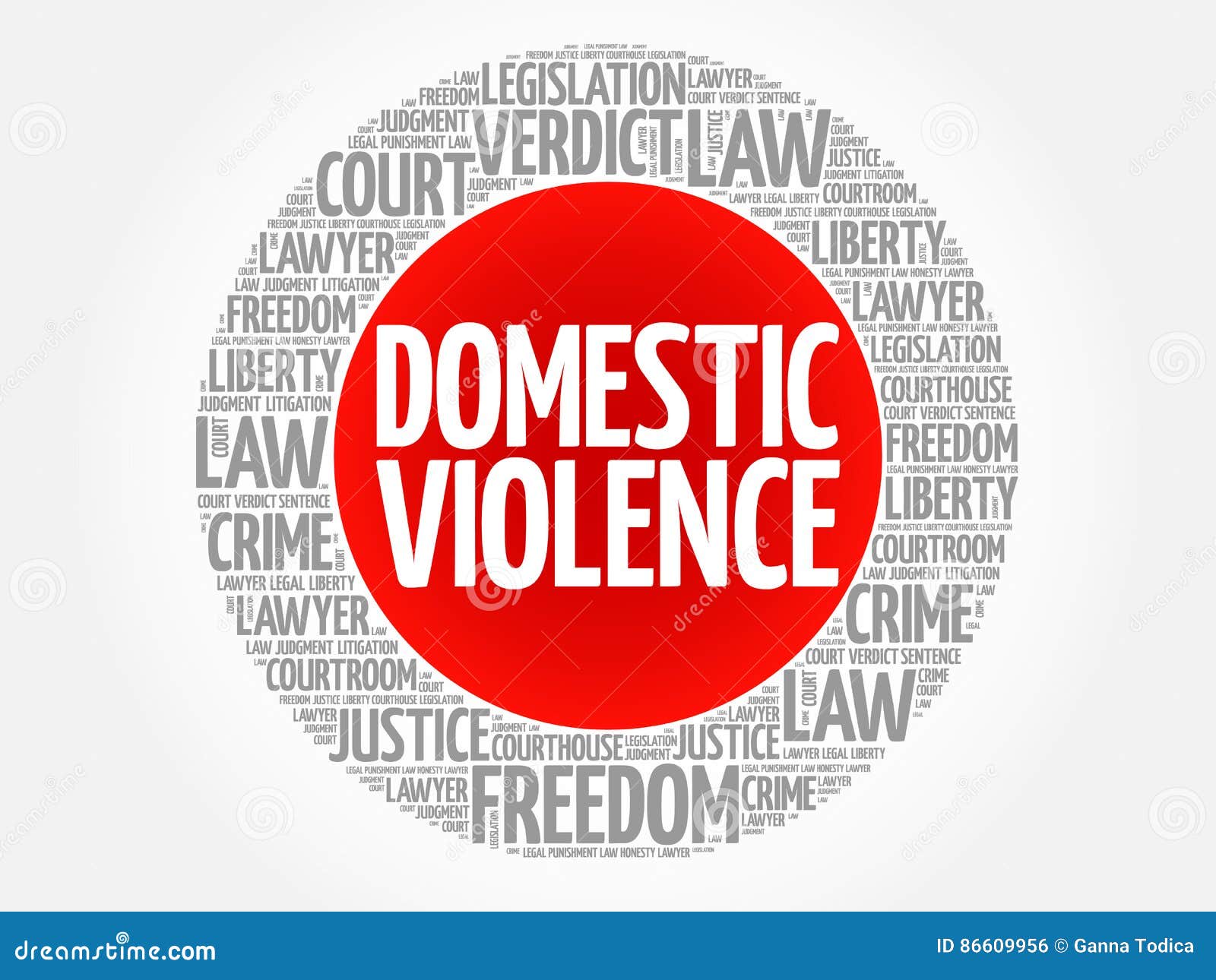 Violence Word Indicates Brute Force And Brutality Stock Image ...