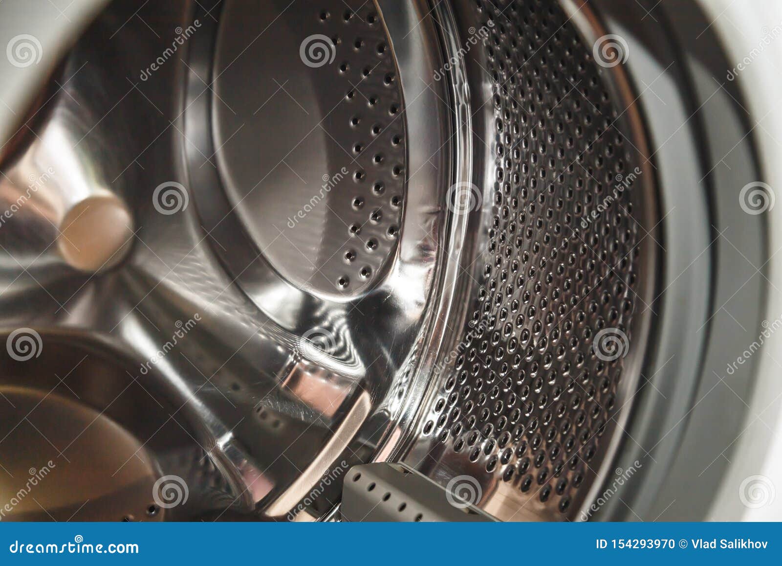 Domestic Washing Machine Inside View Stock Photo - Image of appliance ...