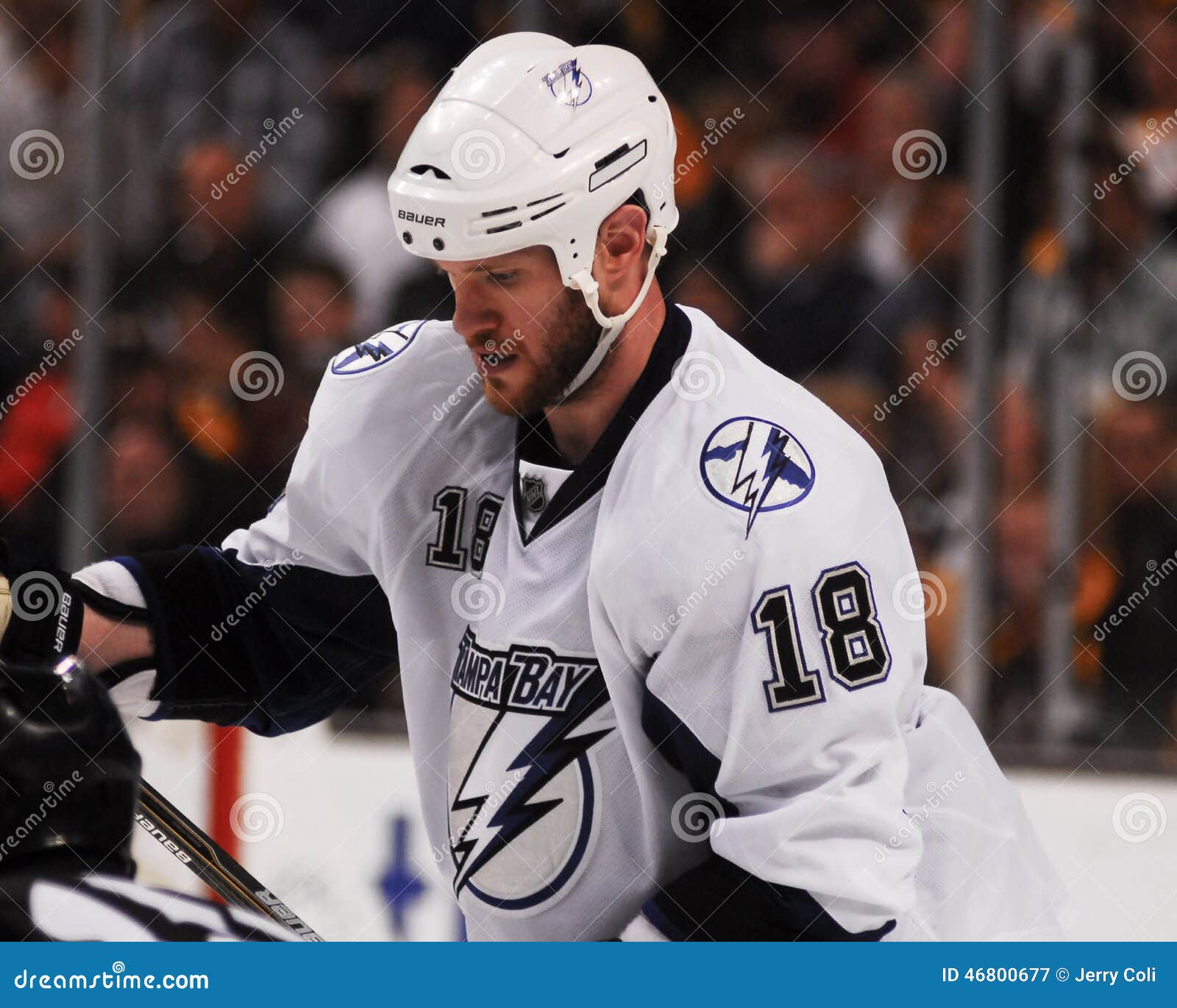 Dominic Moore, Tampa Bay Lightning Forward. Editorial Photography ...