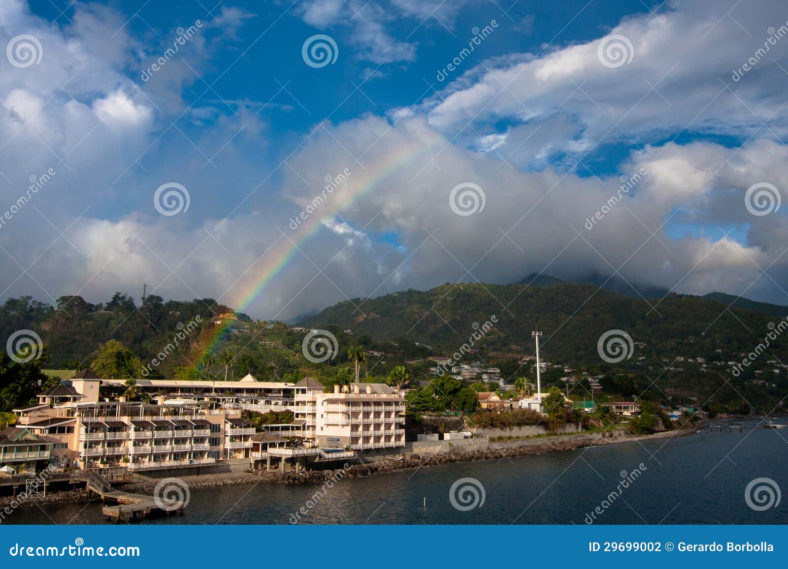 Dominica stock photo. Image of pier, caribbean, ocean - 29699002