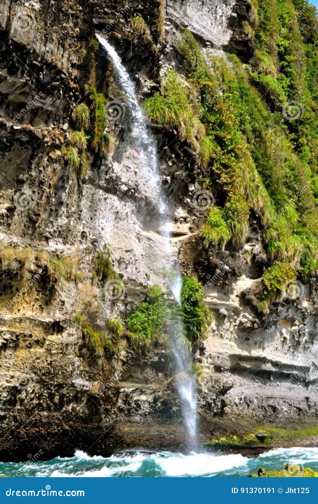 Dominica Waterfall stock image. Image of bahamas, hispaniola - 91370191