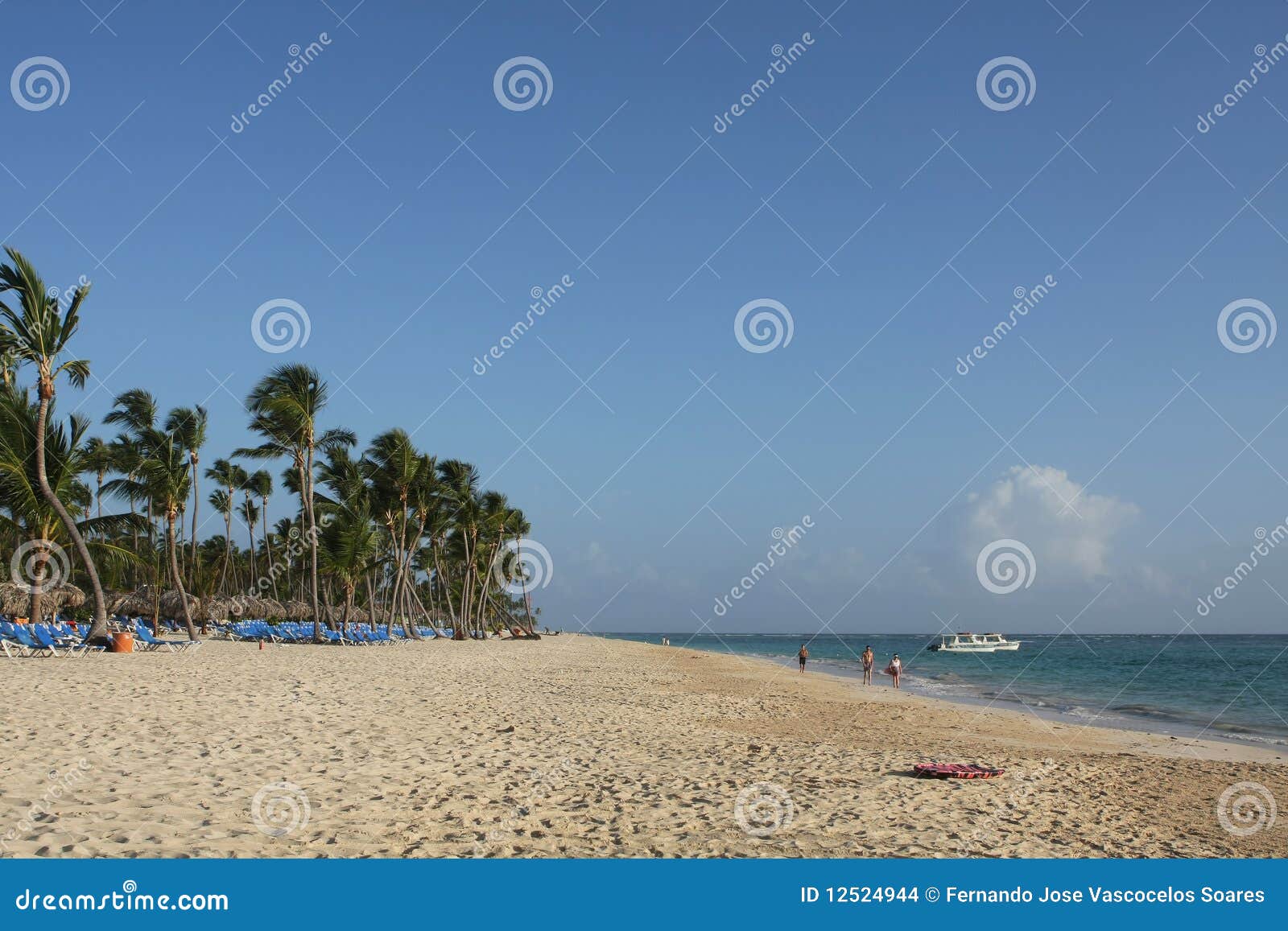 Dominican beach stock photo. Image of nature, dominican - 12524944