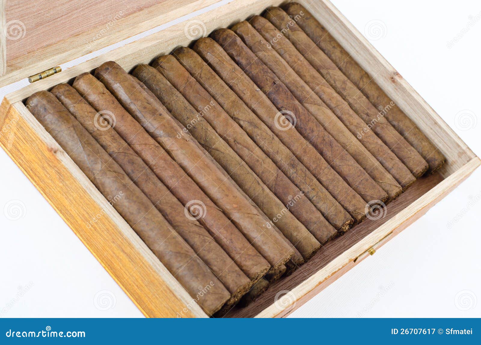 Dominican box of cigars stock image. Image of tobacco - 26707617