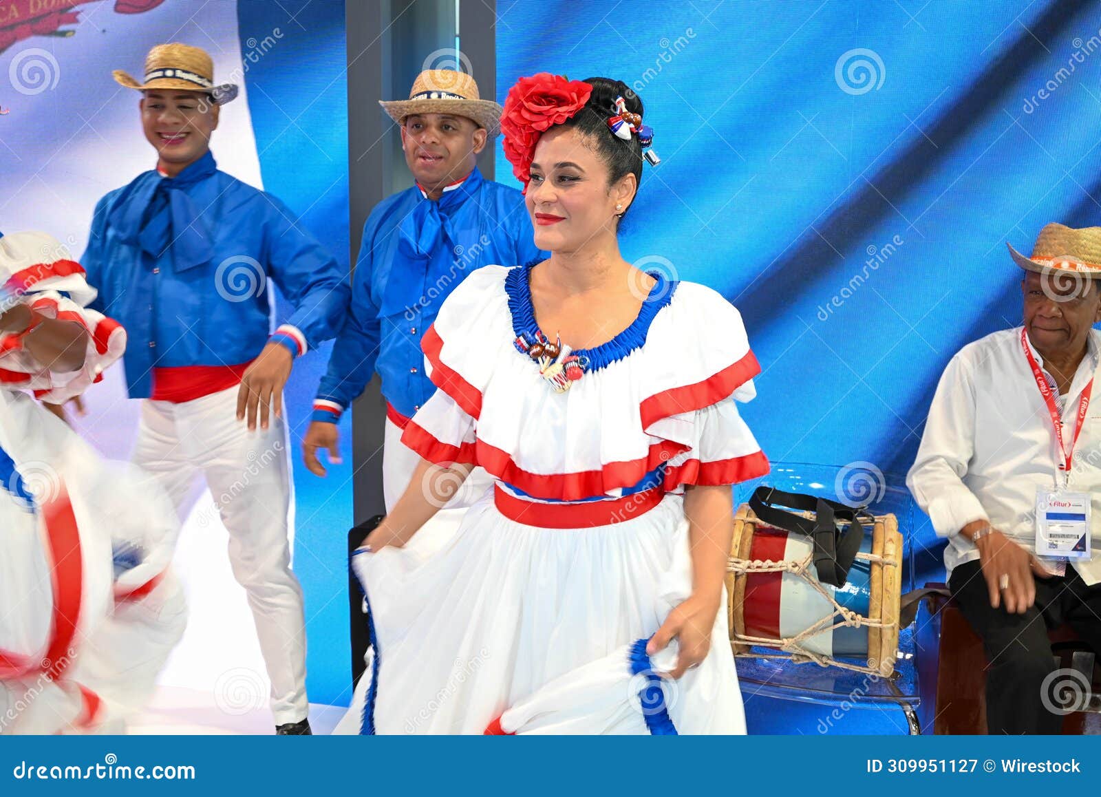 Dominican Dancers Dancing at an Event Editorial Photography - Image of ...