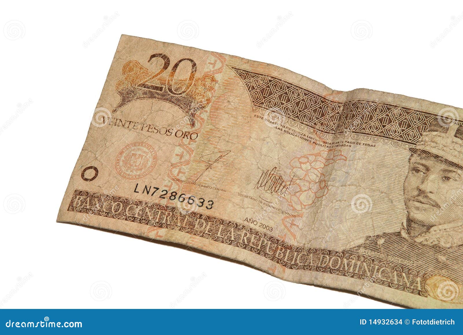 Dominican Pesos stock photo. Image of bank, world, state - 14932634