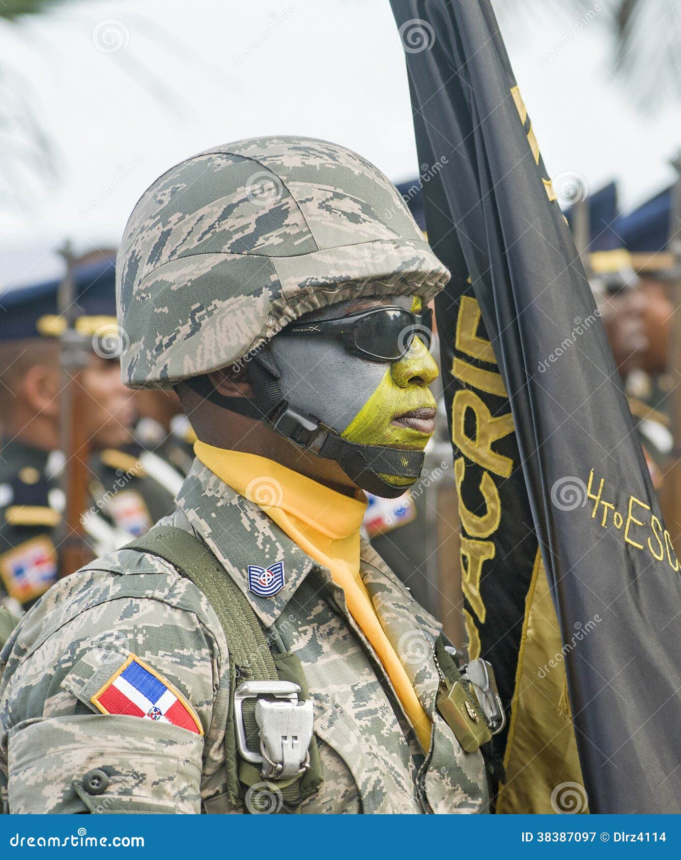 Dominican Soldier editorial photography. Image of uniform - 38387097