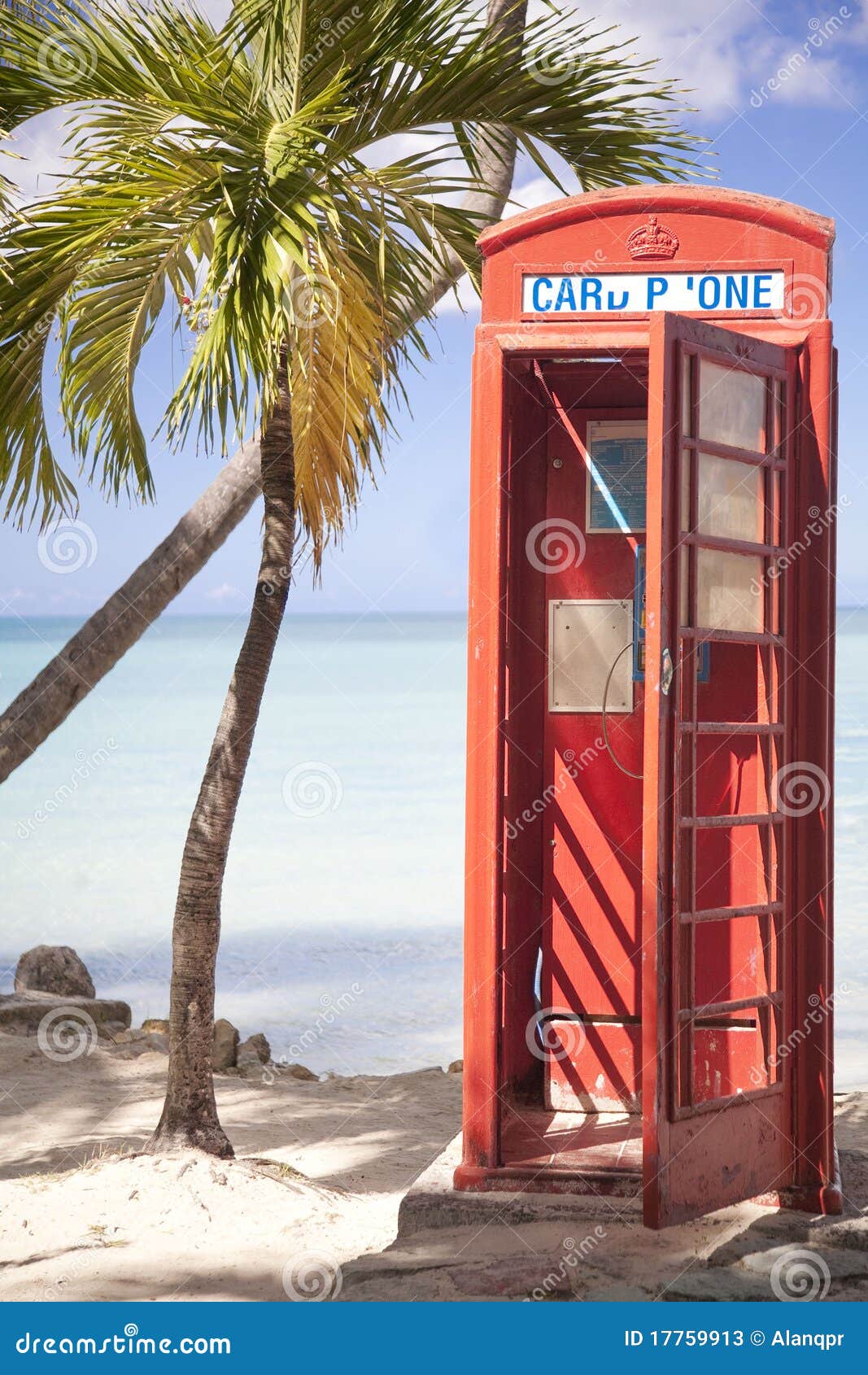 Dominican Telephone booth stock image. Image of holiday - 17759913