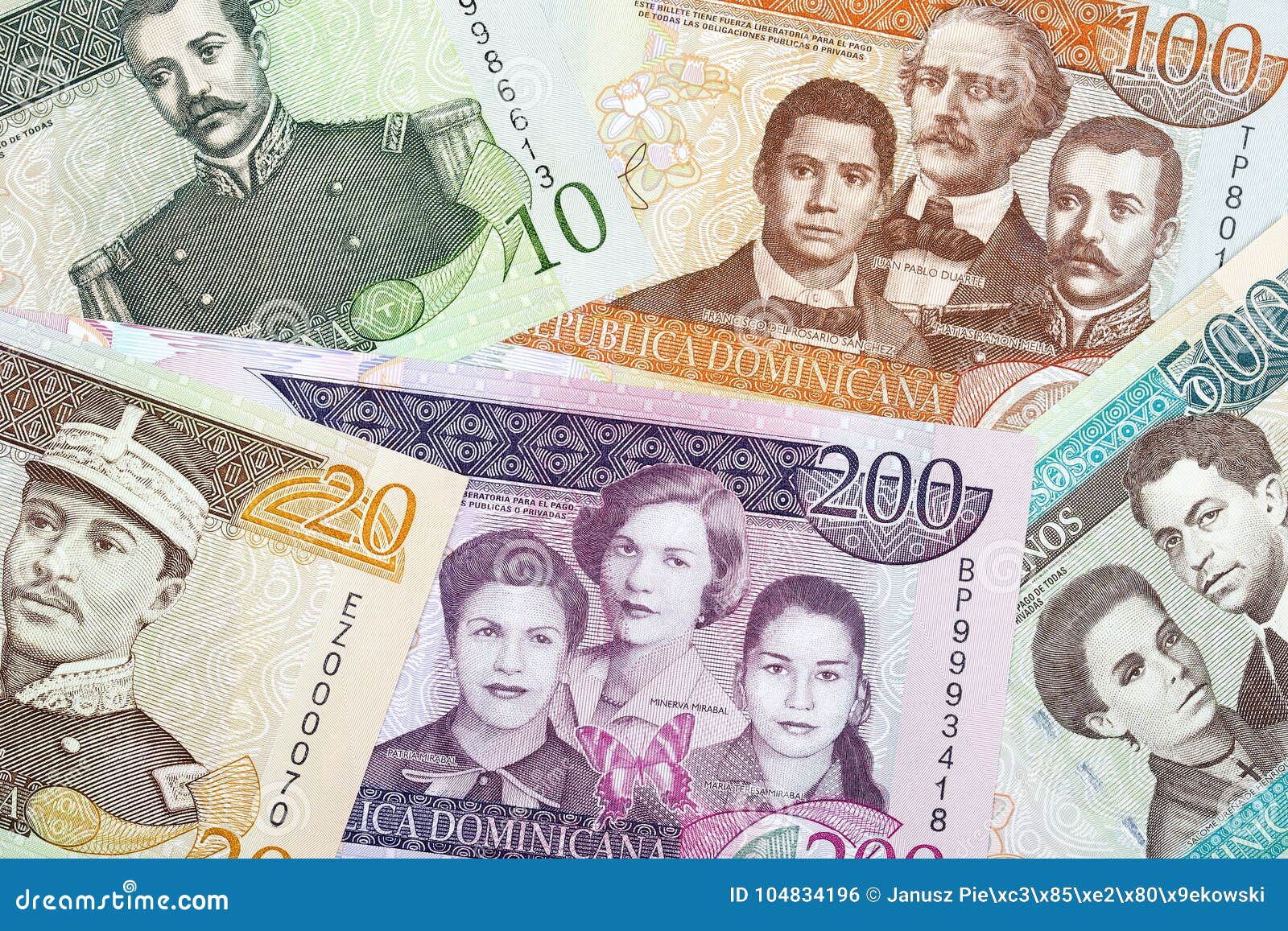 Dominikanska Pengar, En Bakgrund Arkivfoto - Bild av valuta, kassa ...