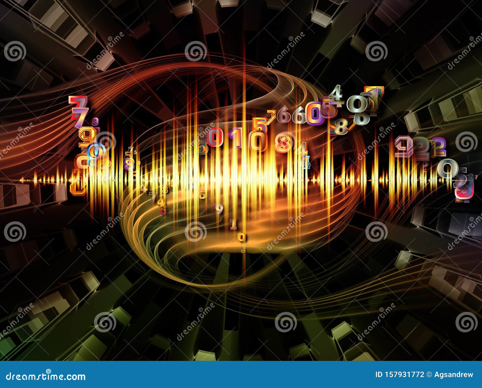 Dominio digital stock de ilustración. Ilustración de contexto - 157931772