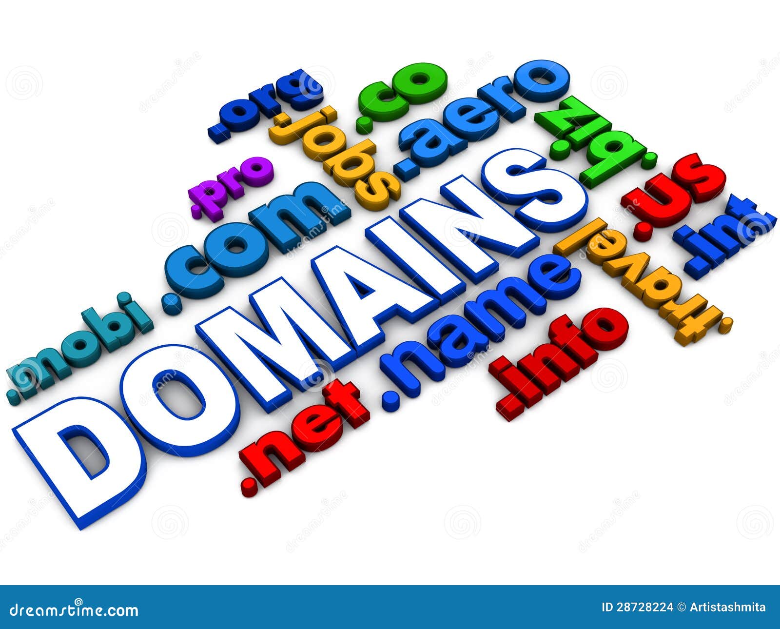 Dominios stock de ilustración. Ilustración de sufijo - 28728224