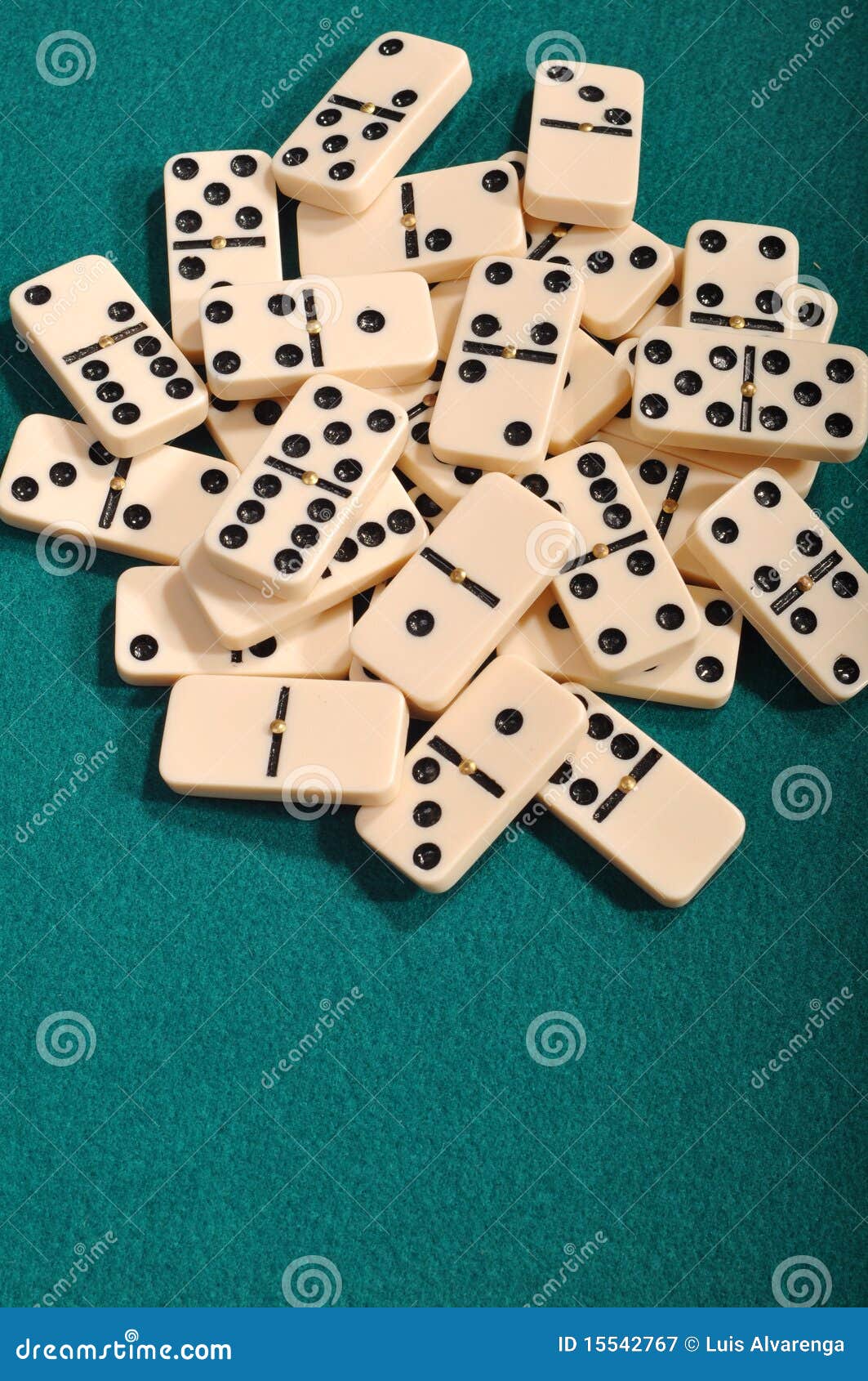 Domino stock image. Image of dominoe, gamble, pieces - 15542767