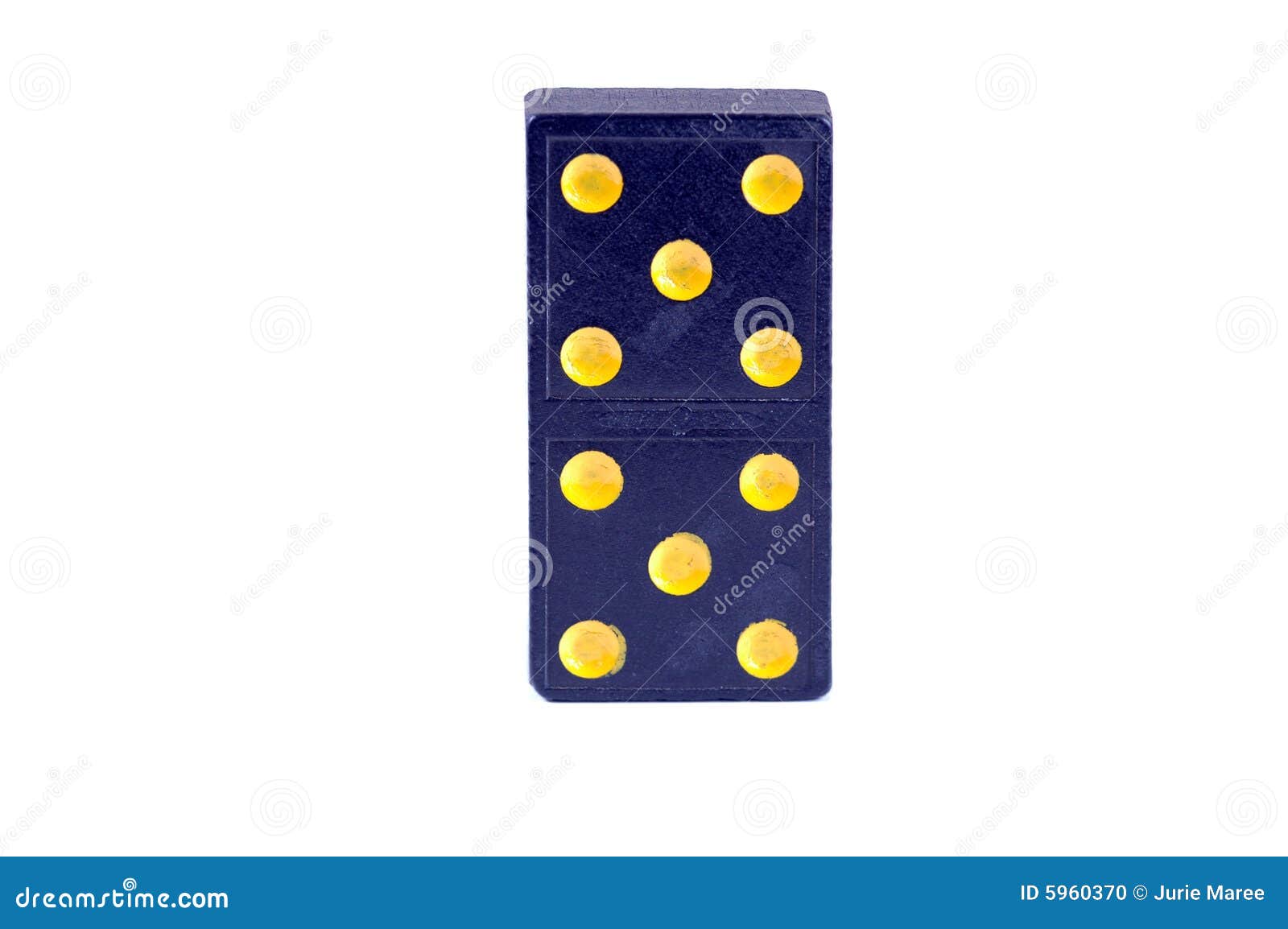 Domino stock photo. Image of isolated, rectangle, dominoes - 5960370