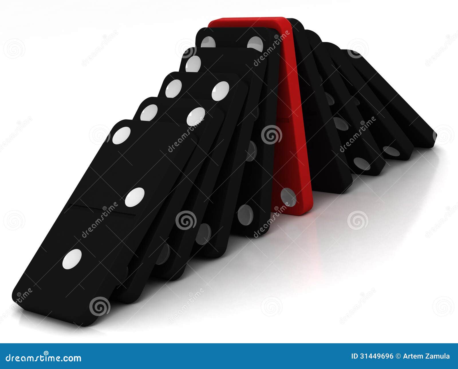 Domino stock illustration. Illustration of domino, objects - 31449696